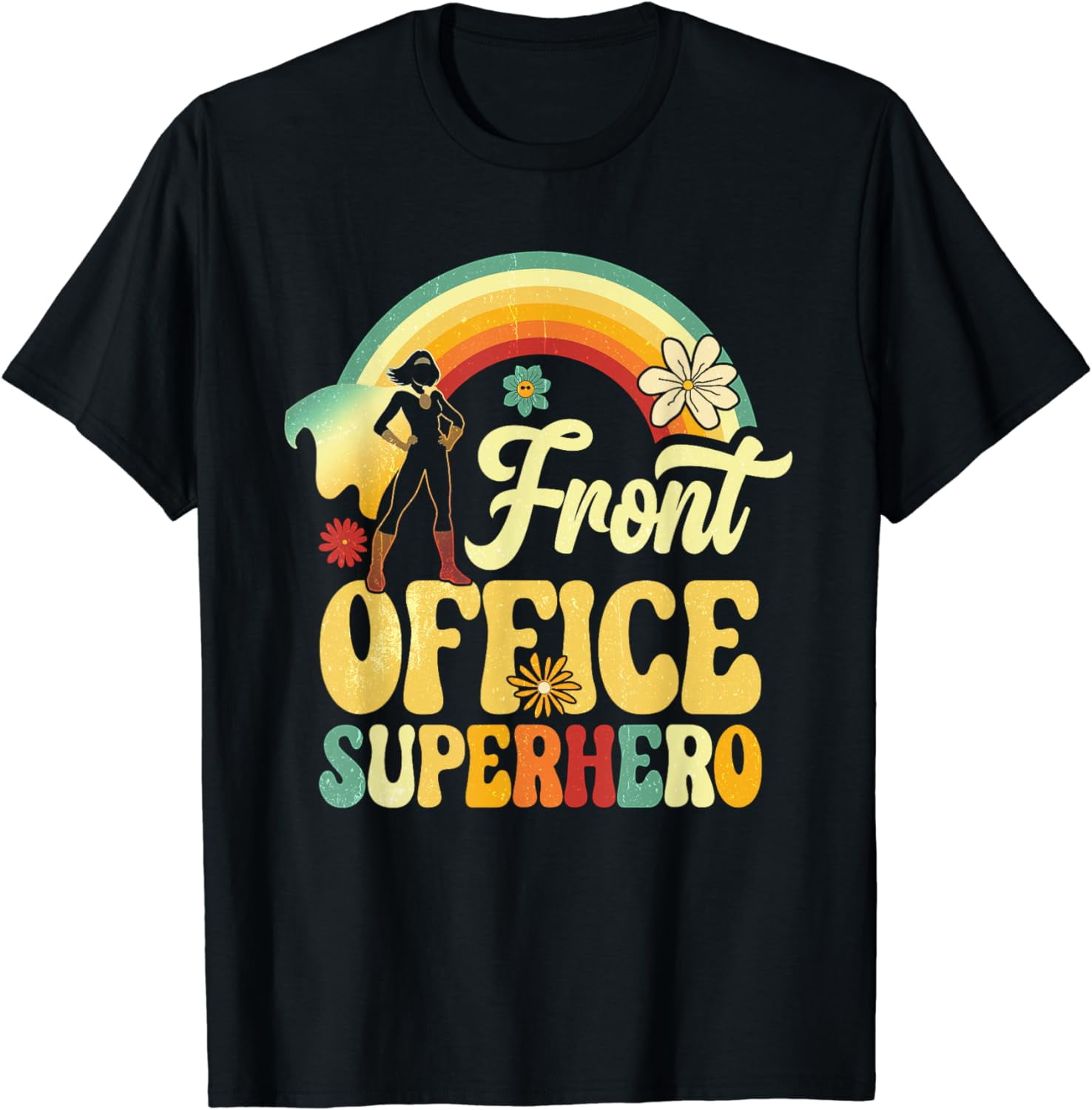 Front Office Superhero Secretary Administrative Assistant T-Shirt ...