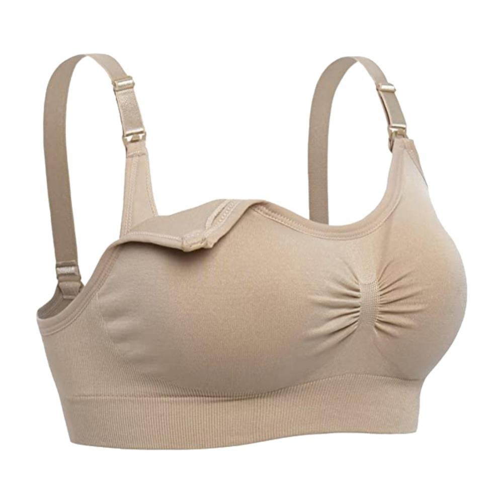 Front Open Button Seamless Maternity Nursing Bra Nursing Bra - Walmart.com