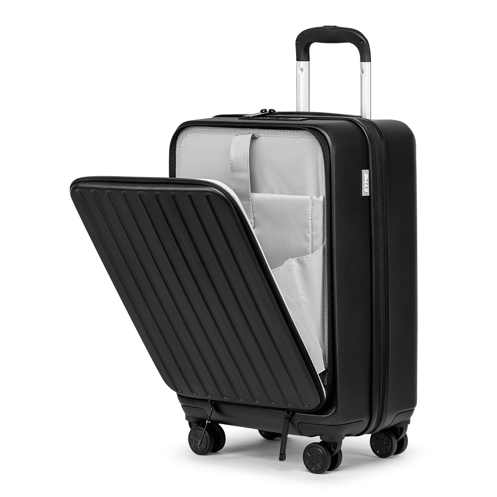 Front Open Hardside Carry On Luggage TSA Lock Spinner Wheels 20 ...