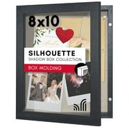 GraduationMall White Shadow Box Frame with Plexiglass Window, Removable ...