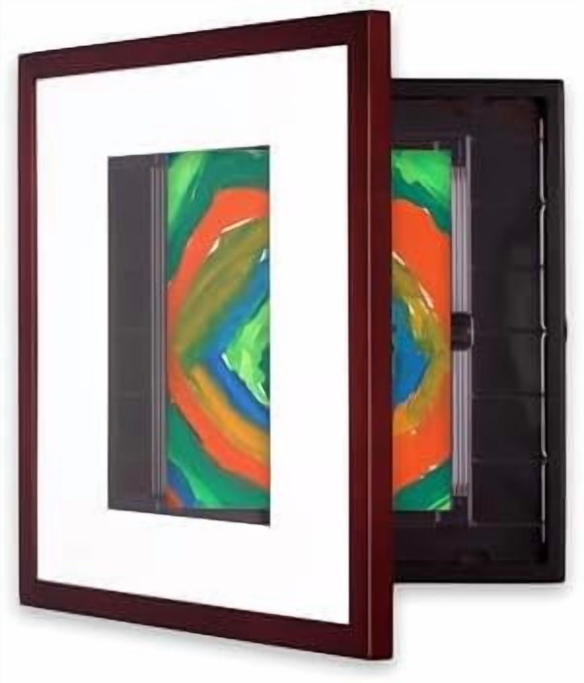 Front-Opening Storage Frame for 8.5x11 Prints; 17x17 Gallery Style with ...