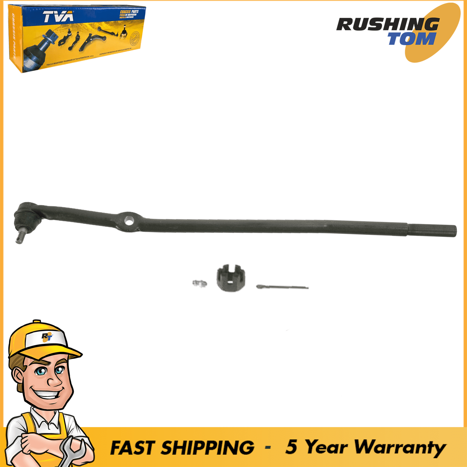 Front Outer Drag Link Socket Passenger Side Right Fit Dodge RAM Truck ...