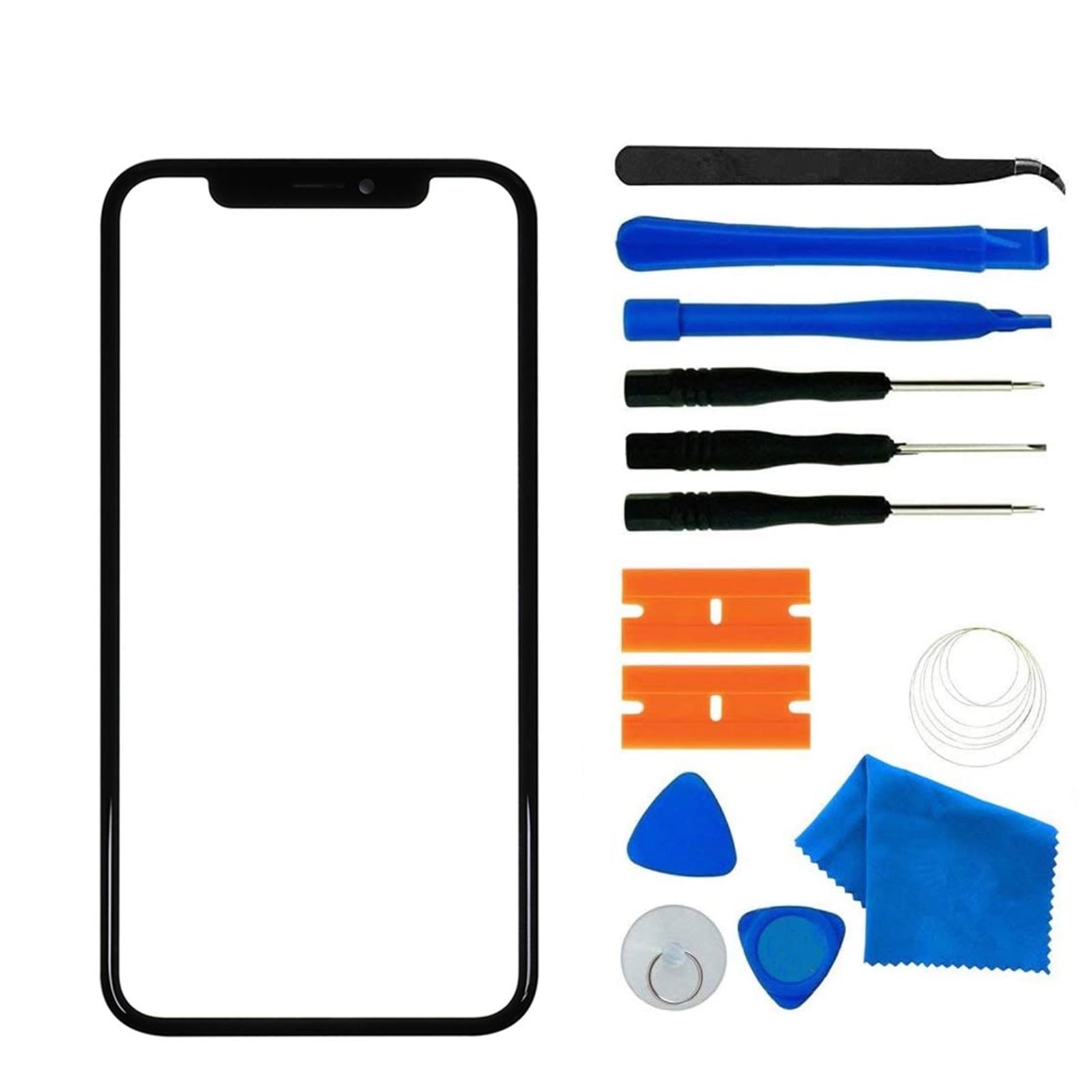 Front Outer Lens Glass Screen Replacement Repair Tool Kit for iPhone 12 ...