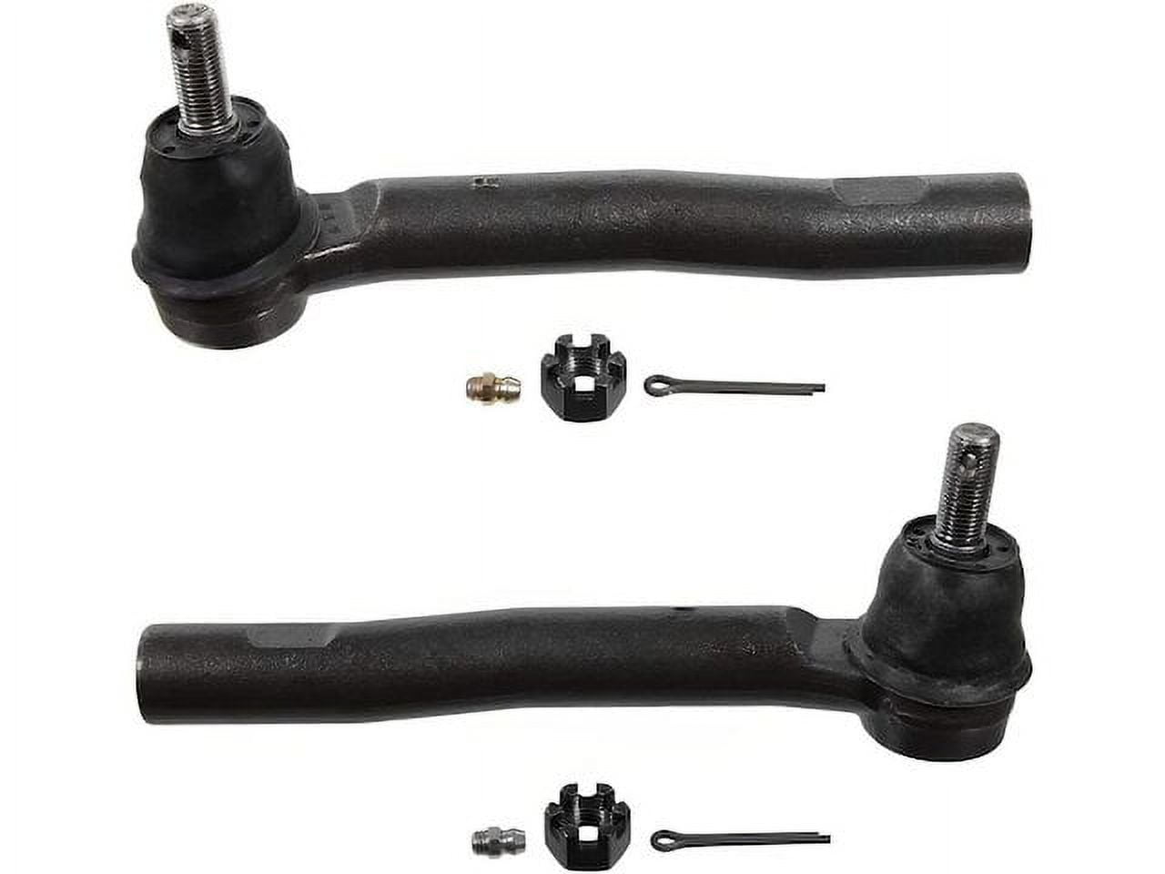 Front Outer Tie Rod Set - Compatible with 2008 - 2018 Toyota Highlander ...