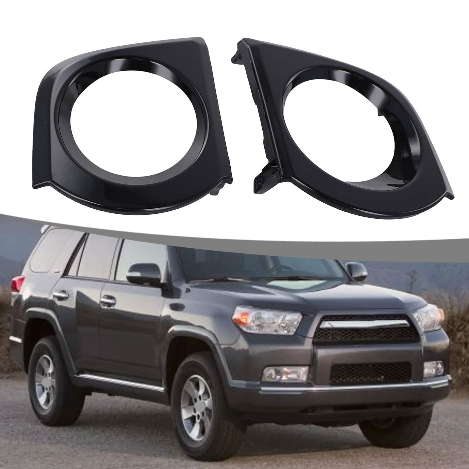 Front Pair Fog Light Cover For Toyota For 4Runner 2010-2013 52128-35070 ...