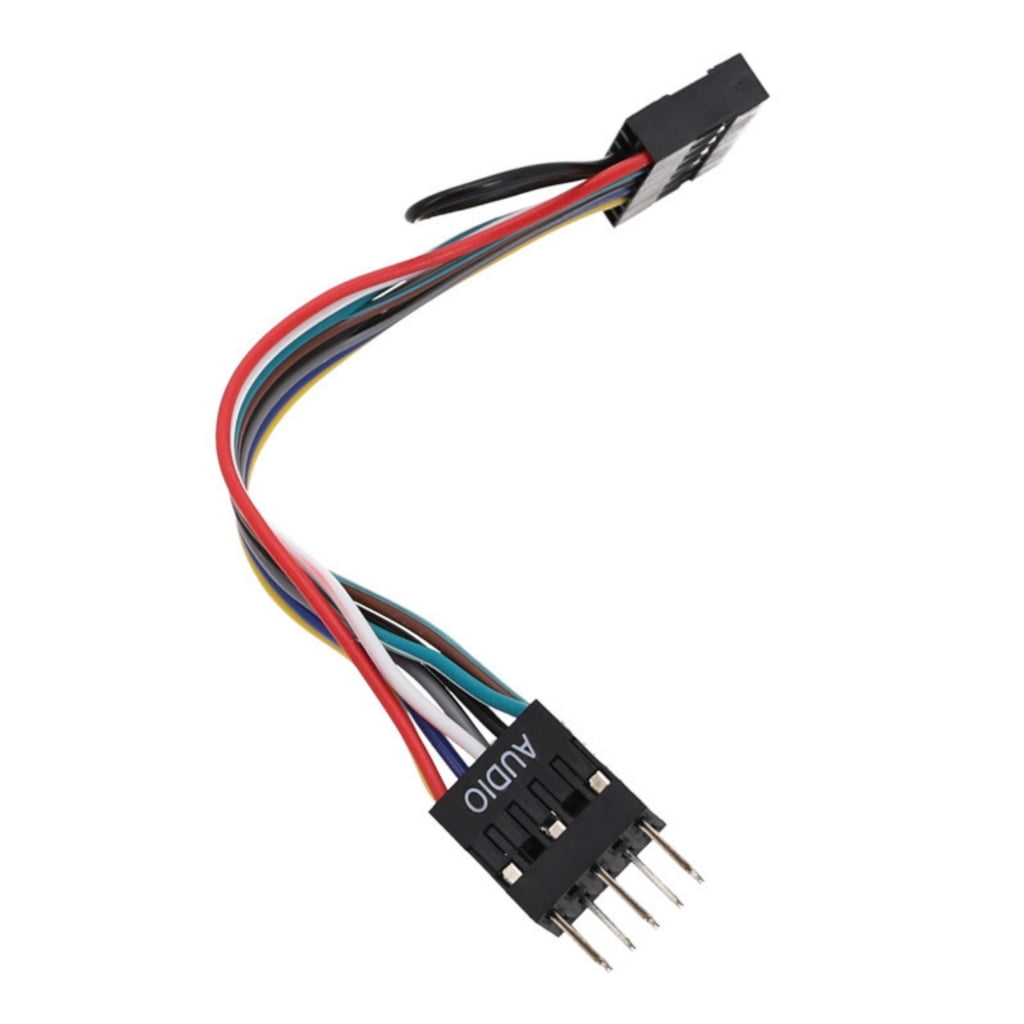 Front Panel Sound Adapter Cable 13Pin to 9Pin for Connecting Headphones ...