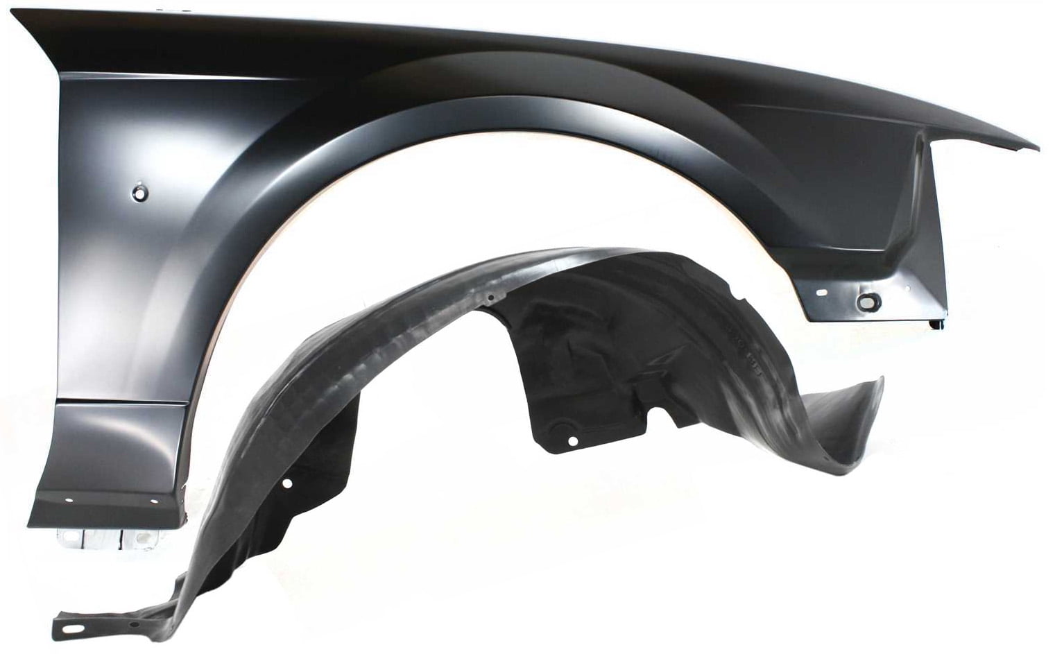 Front Passenger Side Fender Kit w/emblem provision and body cladding ...