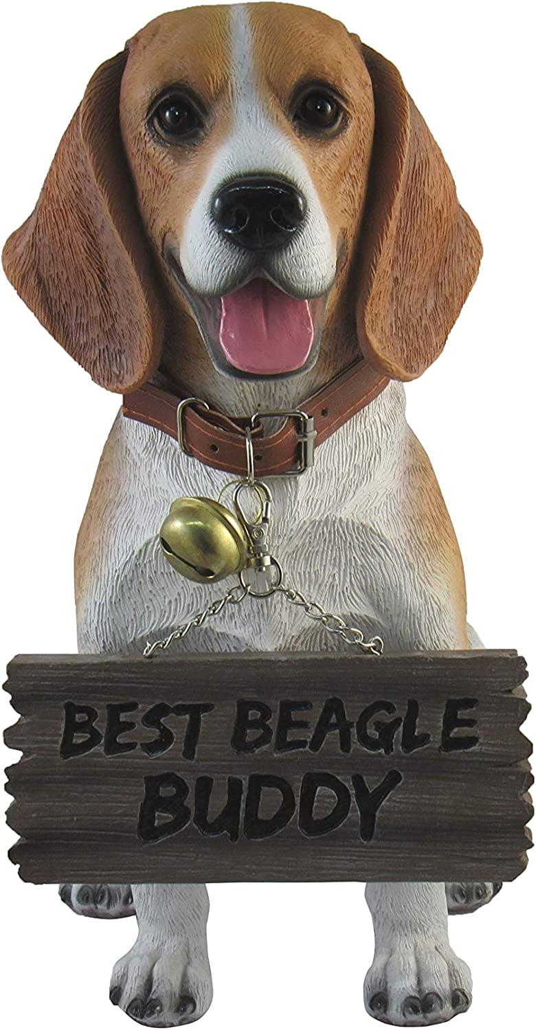 Front Porch Dog Outdoor Welcome Sign Decorative Statue | Cute Dog ...