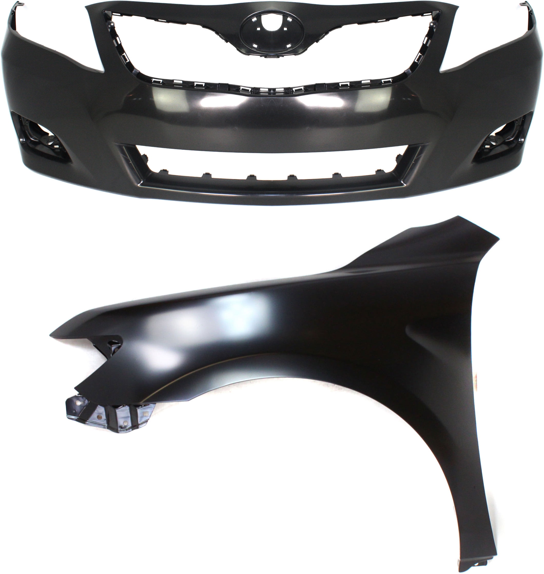 Front Primed Bumper Cover Kit Base/LE/XLE Models includes Fender ...