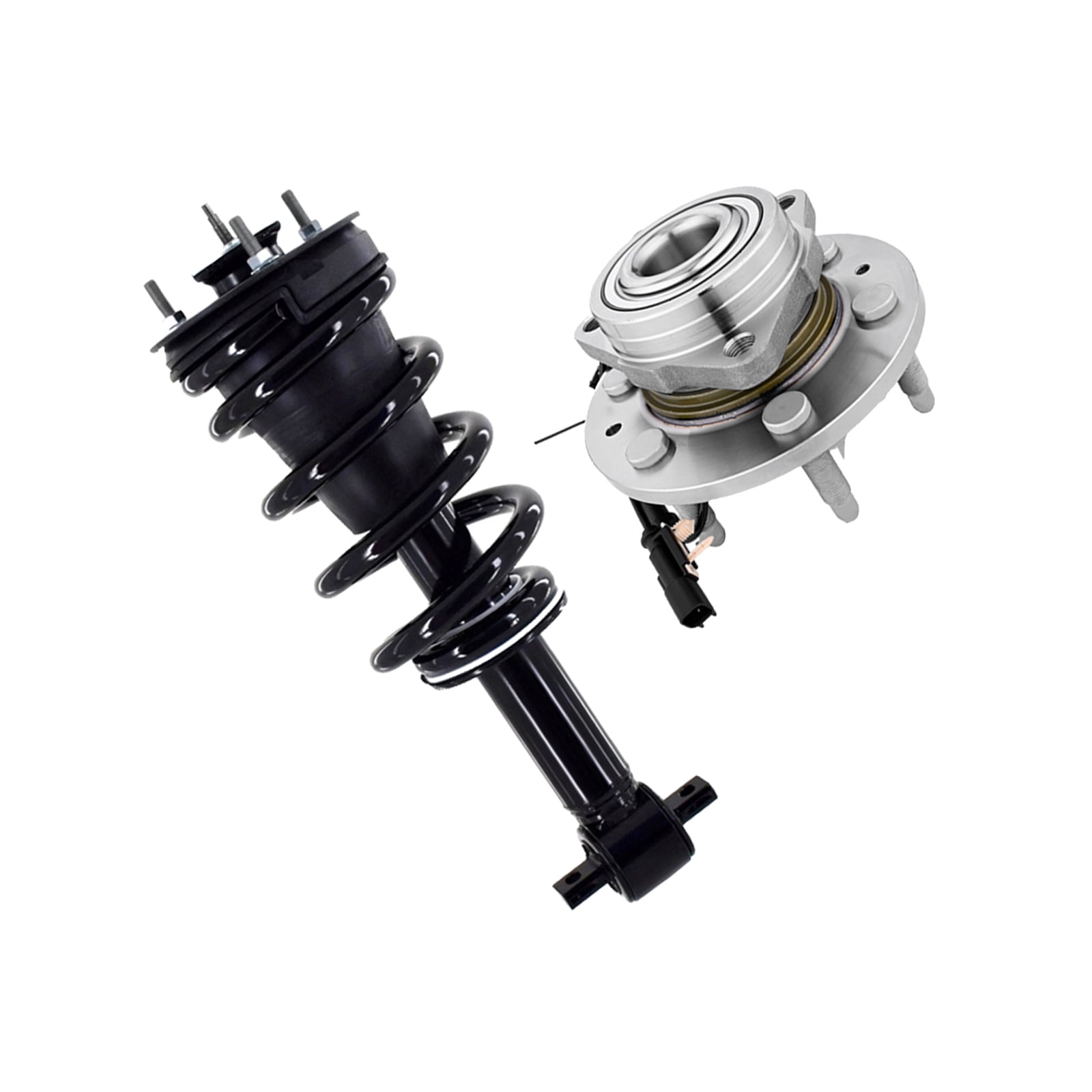 Front Quick Complete Strut-Coil Spring Assembly-Wheel Hub Bearing ...
