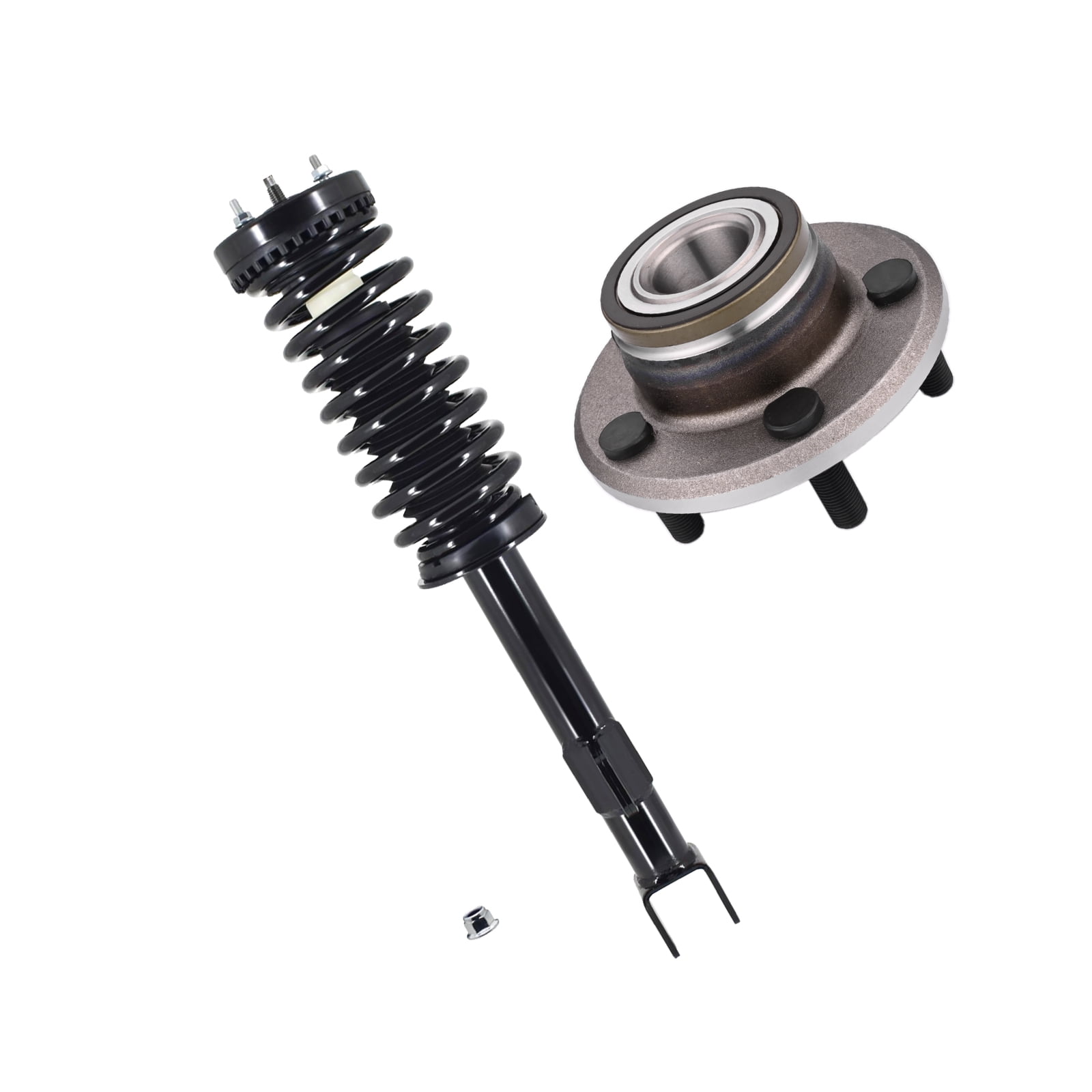 Front Quick Complete Strut-Coil Spring-Wheel Hub Bearing Assembly For ...