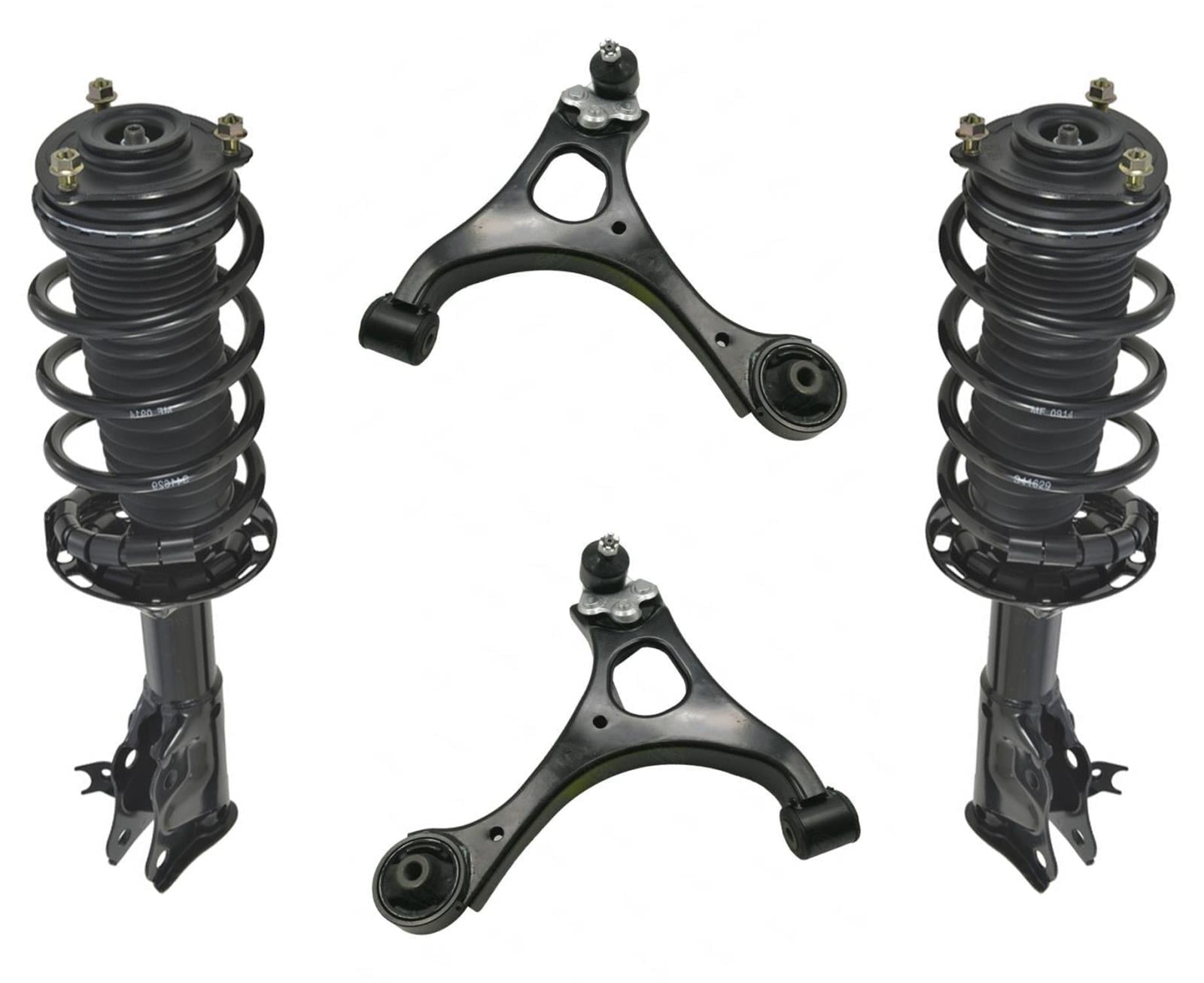 Front Quick Spring Strut and Mount & Control Arms For 06-11 Honda Civic ...