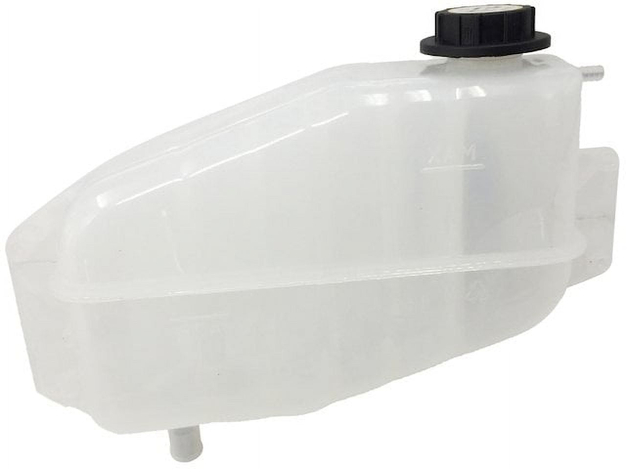 Front Radiator Coolant Overflow Expansion Tank with Cap - 2 Ports - Compatible with 1995 - 2002 ...