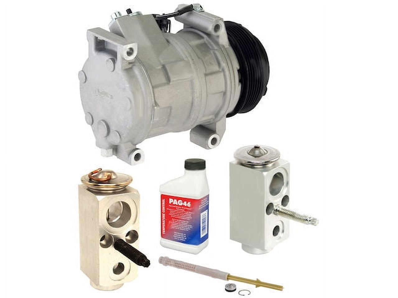Front and Rear A/C Compressor Kit - with 10S20C Compressor, Filter ...