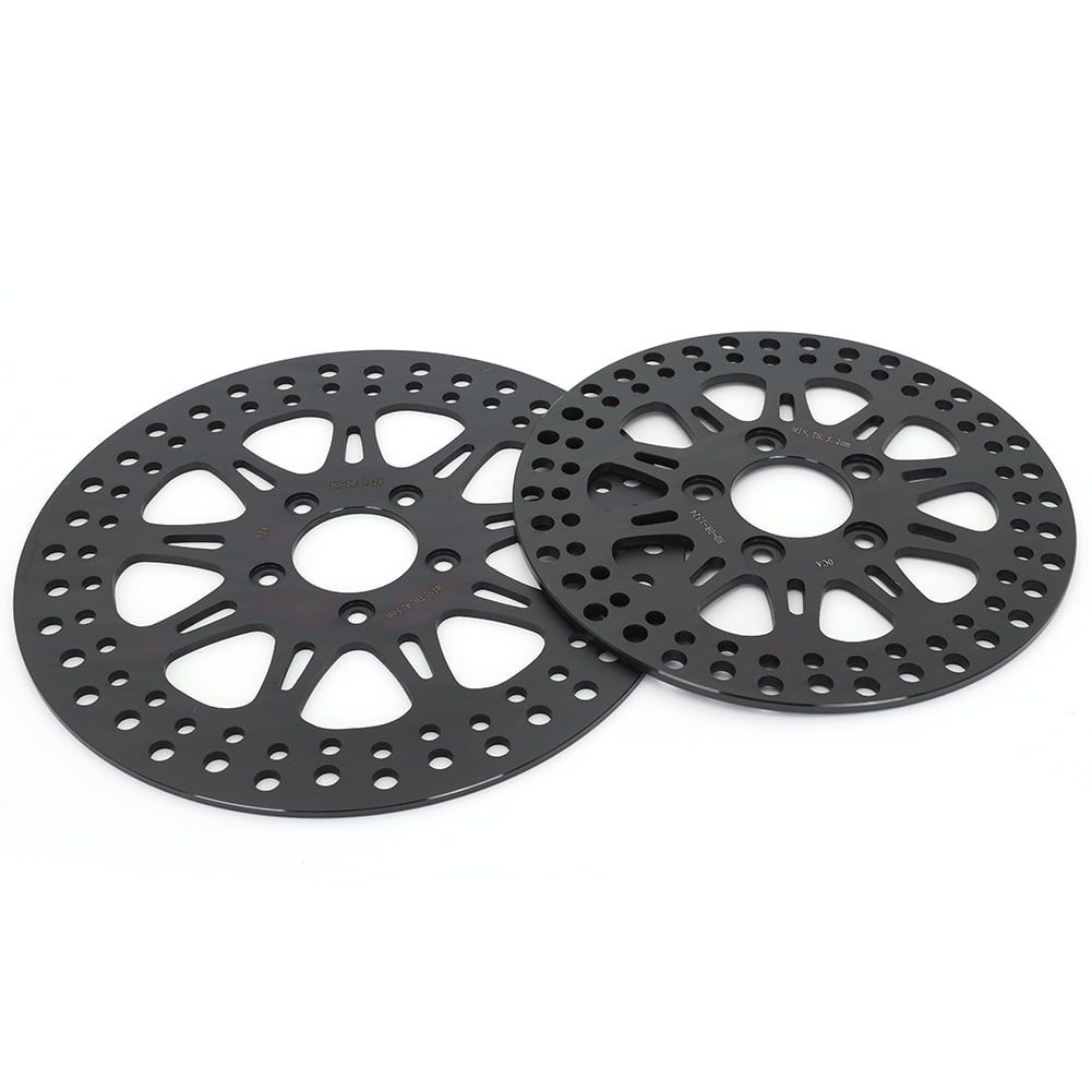 Front Rear Brake Discs Rotors for Harley Sportster XL1200C Custom Spoke ...