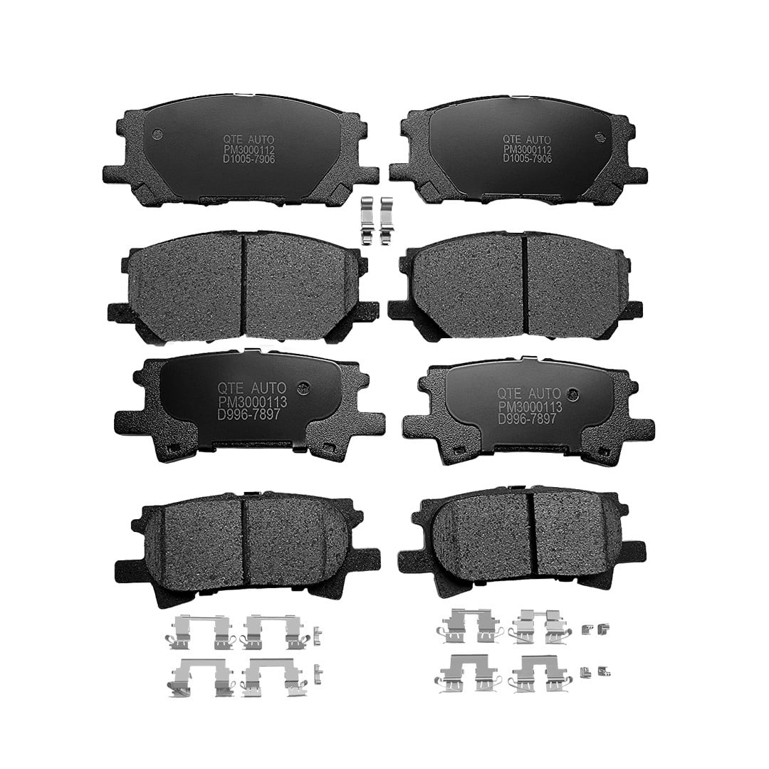 Front Rear Brake Pads for 2007-2009 Lexus RX350, 2004-2006 Lexus RX330, 2006-2008 Lexus RX400H ...