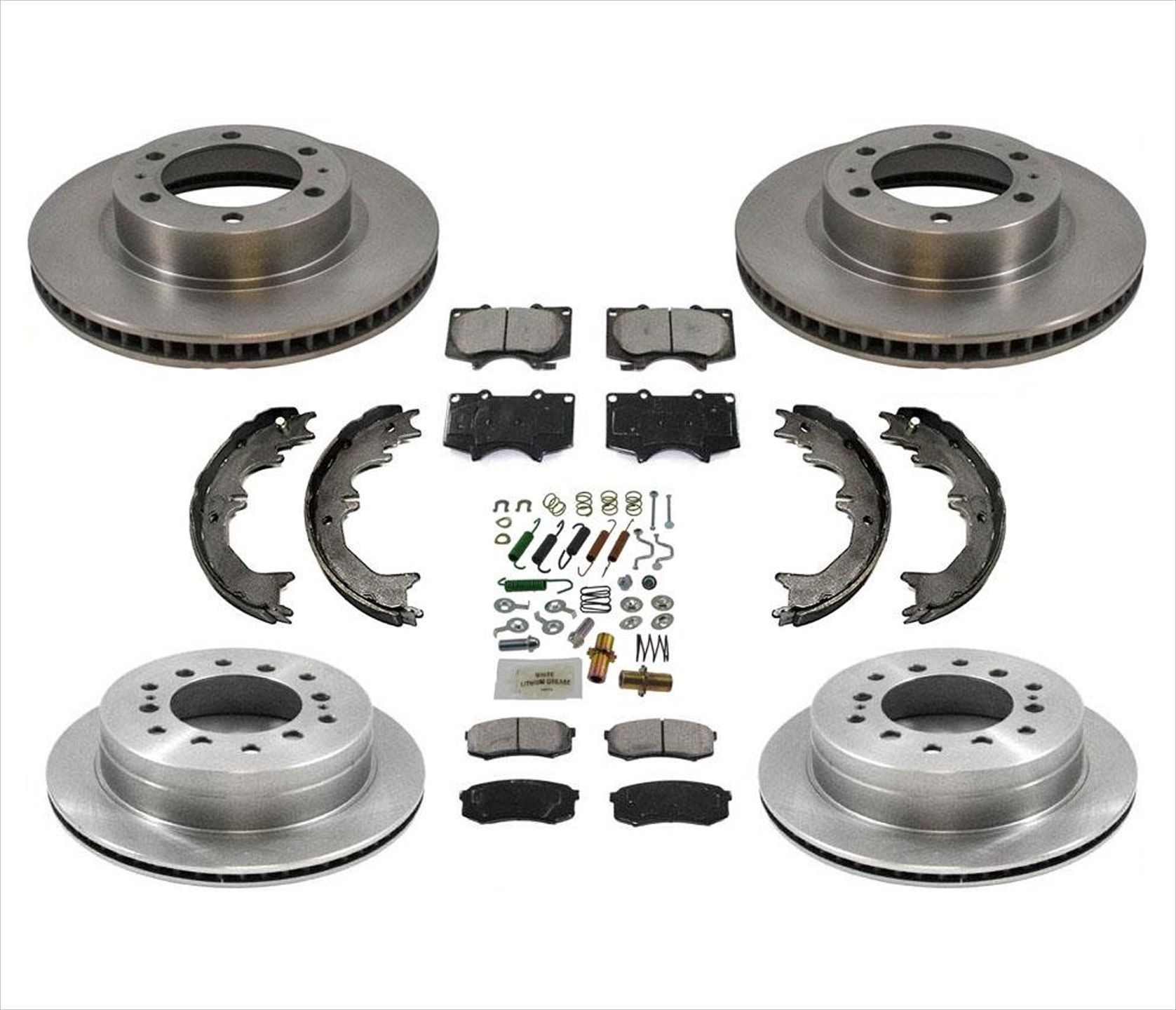 Rear Parking Brake Shoe Set - Compatible with 1983 - 1991 Porsche 944 ...