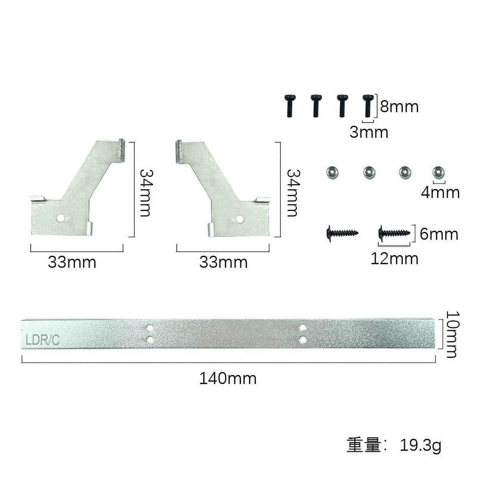 Front Rear Bumper Metal Modified Upgraded Accessories Compatible For ...