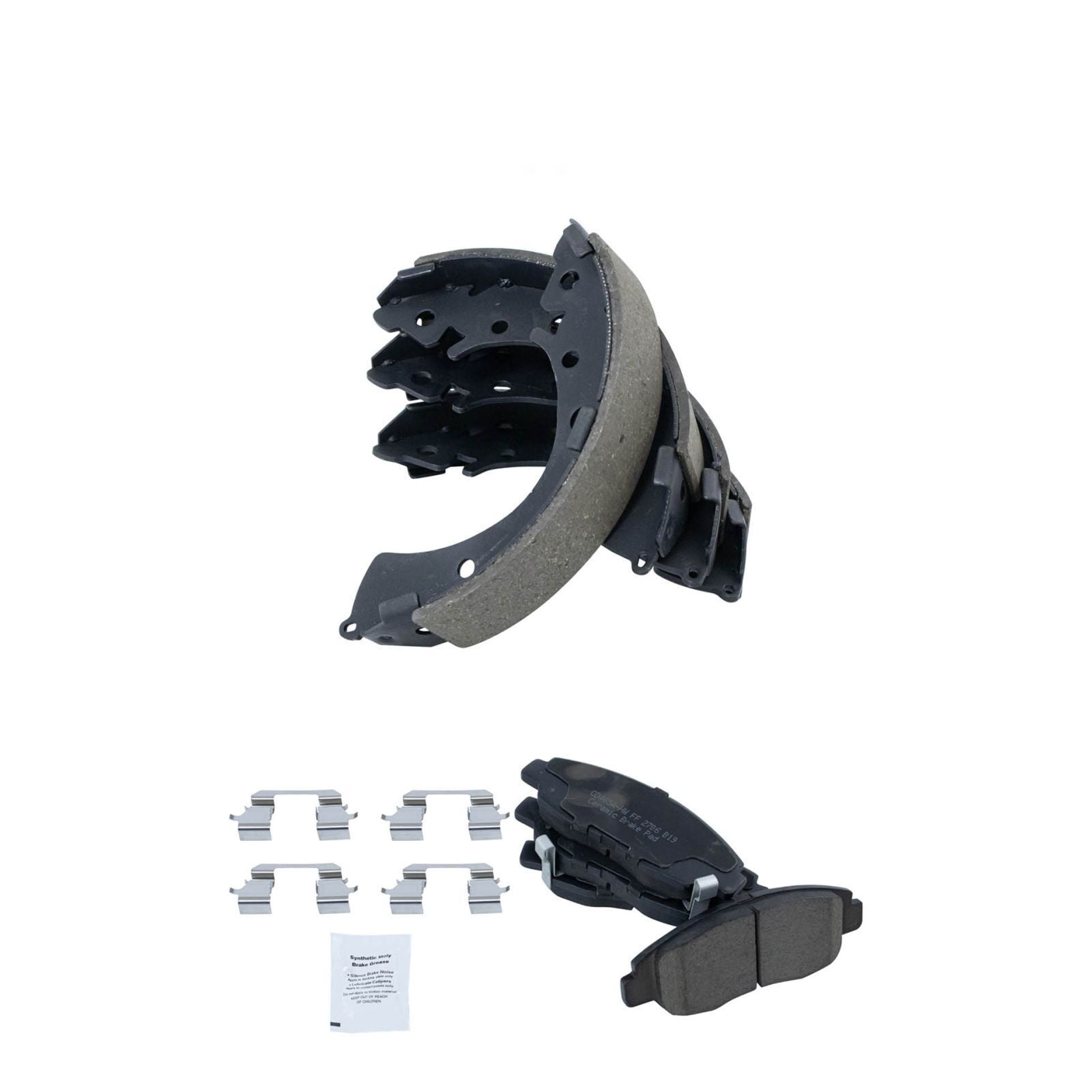 Front & Rear Ceramic Disc Brake Pad Kit for Honda for Civic (1996-2005 ...