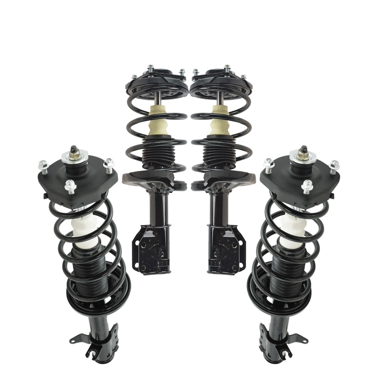 Front Rear Complete Quick Loaded Strut for Spring Assembly Kit Set 4pc ...