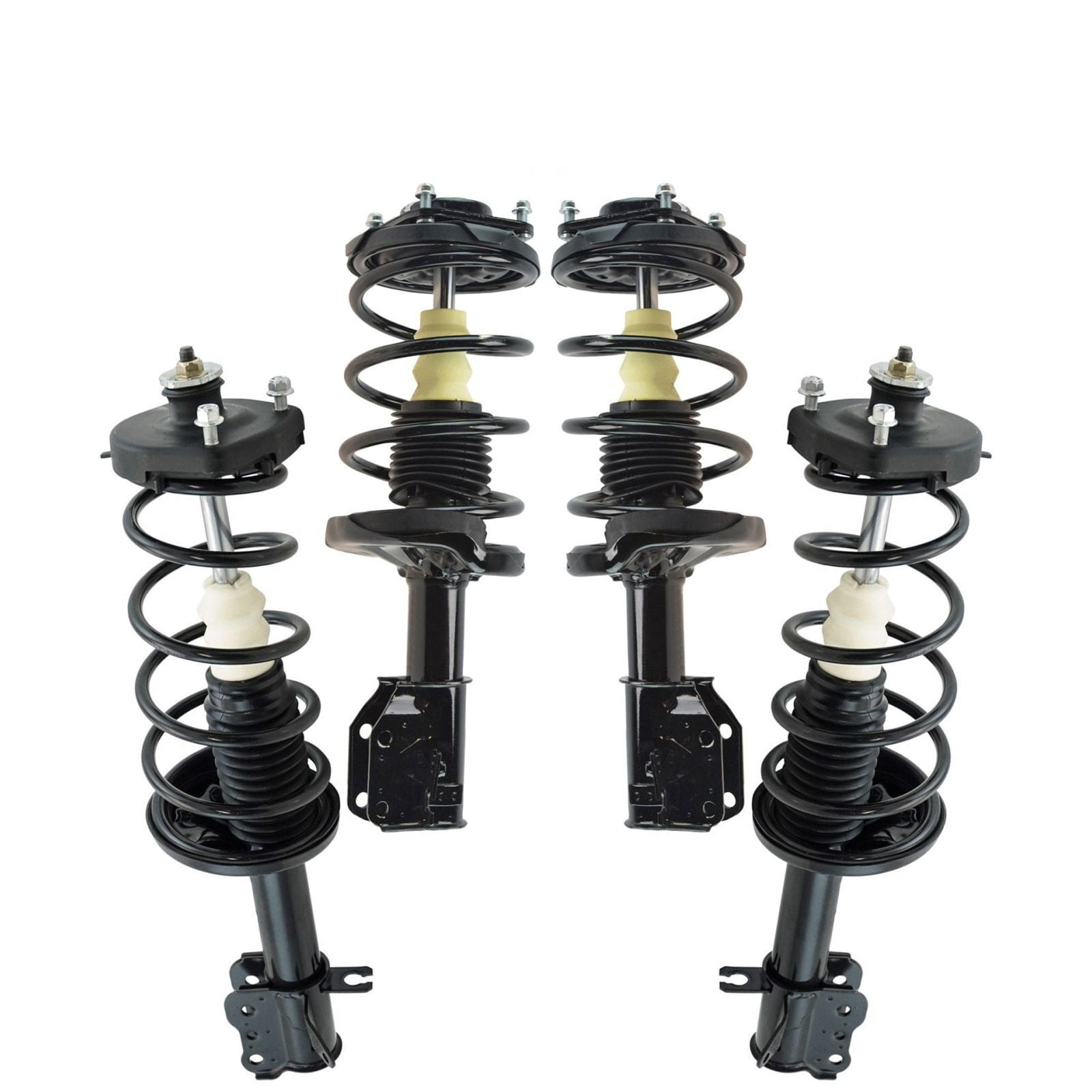 Front Rear Complete Quick Loaded Strut for Spring Assembly Kit Set 4pc ...
