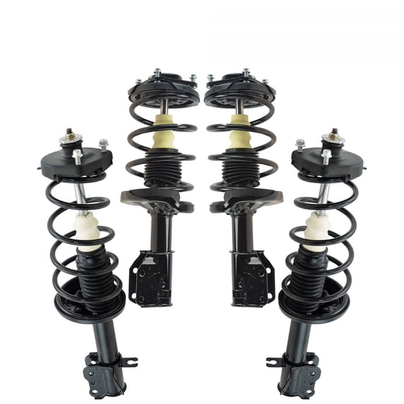 Front Rear Complete Quick Loaded Strut for Spring Assembly Kit Set 4pc ...