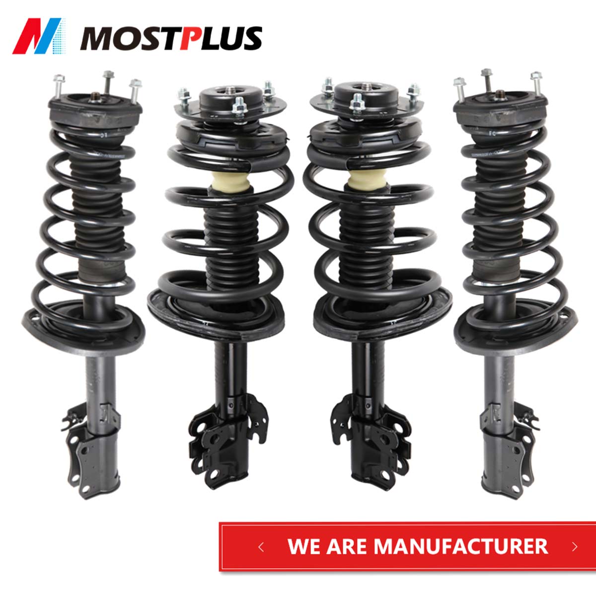 Unity Automotive Front And Rear Complete Strut Assembly Shock Kit Fits