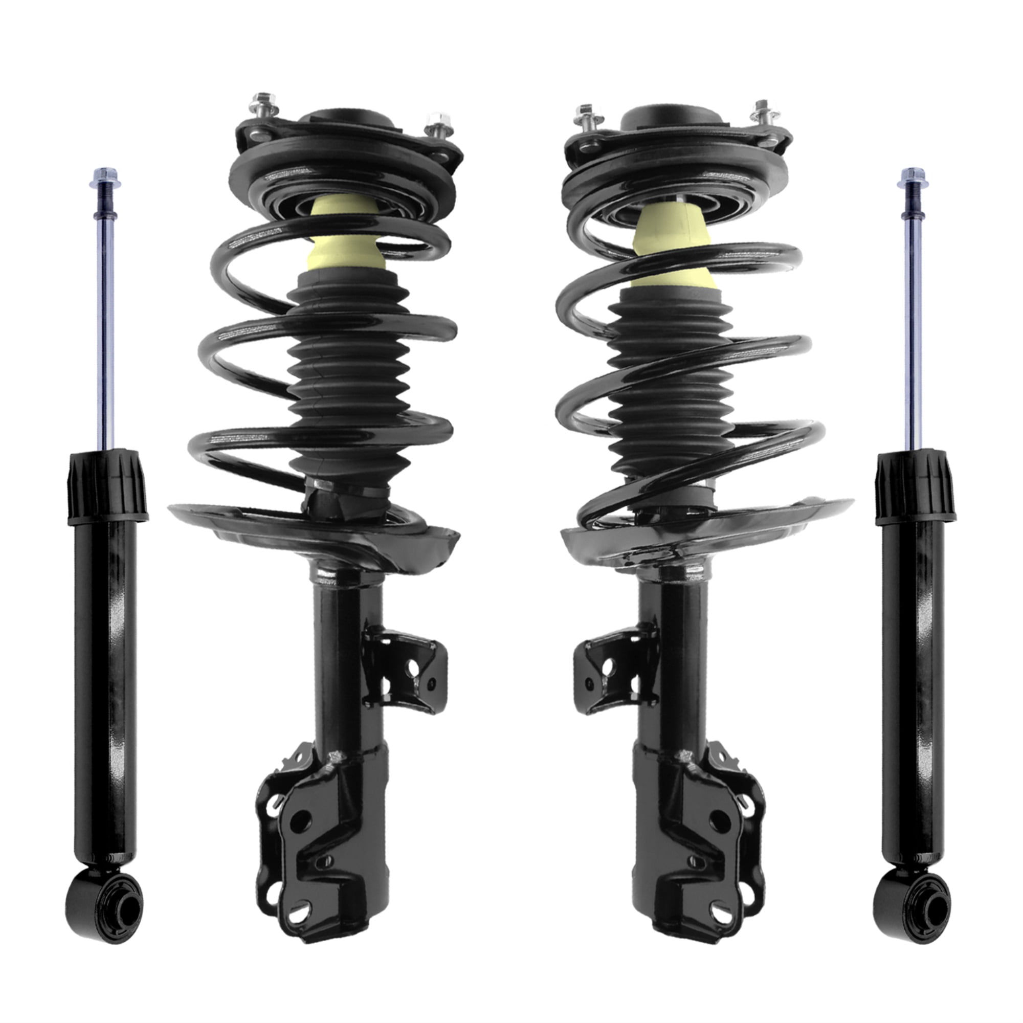 Unity Automotive Complete Front & Rear Strut Shock Pair Kit for 2018 ...