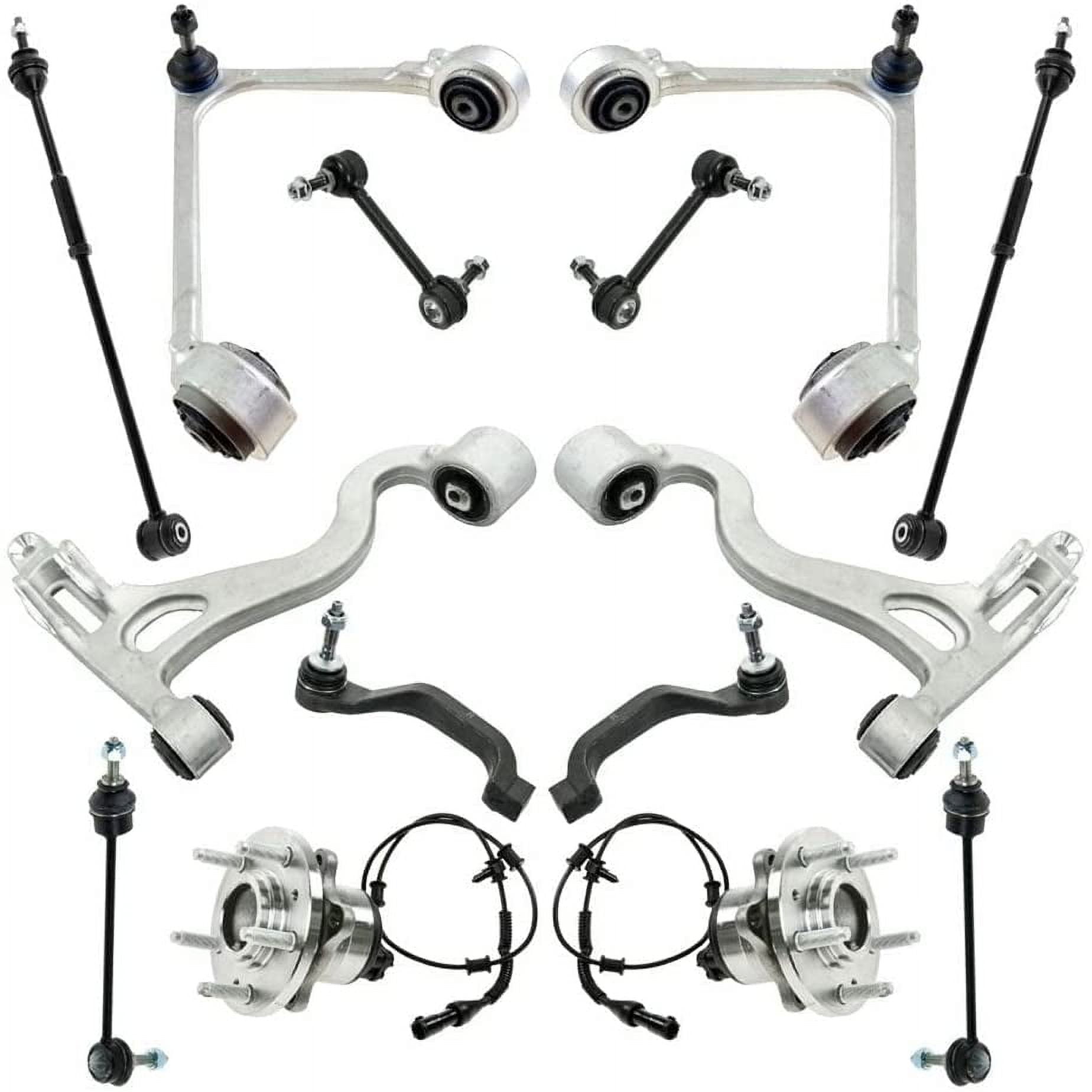 Front Rear Control Arm Sway Link Tie Rod Hub Steering Suspension Kit ...
