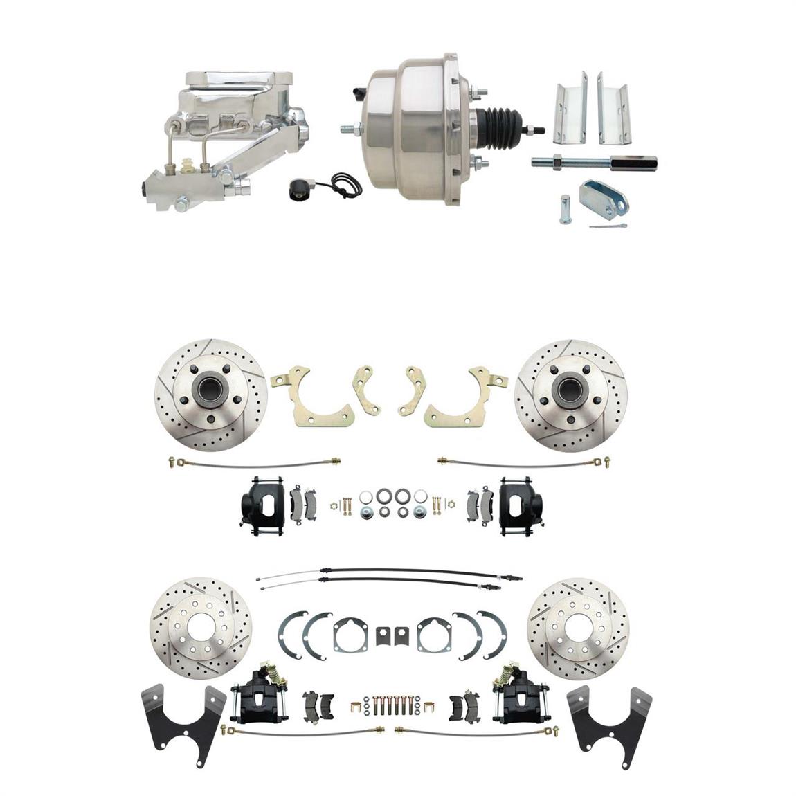 Front & Rear Disc Brake Conversion Kit, Front & Rear Disc Brake Rotor ...