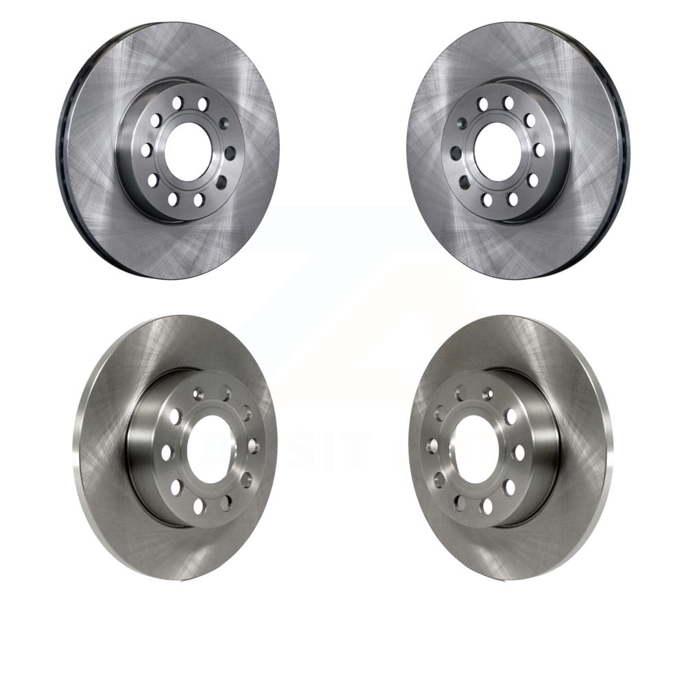 CMX Front Rear Disc Brake Rotors Kit for Car 2006-2009 Volkswagen ...