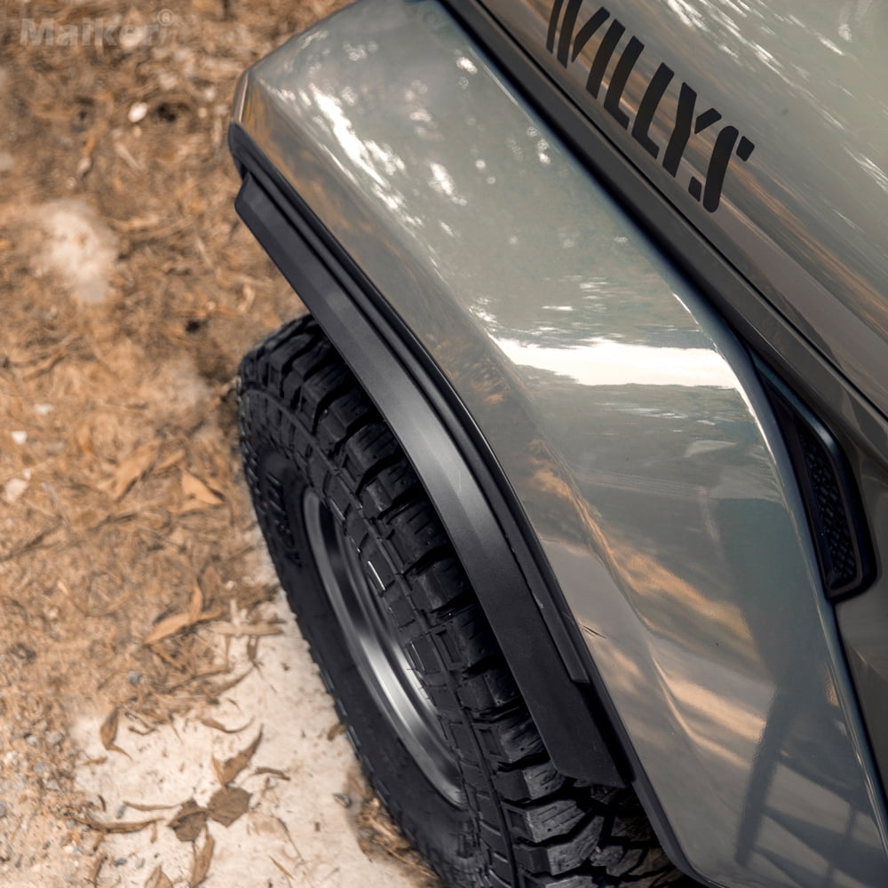 Front & Rear Fender Flares Compatible with 2018-2023 Jeep Wrangler JL ...