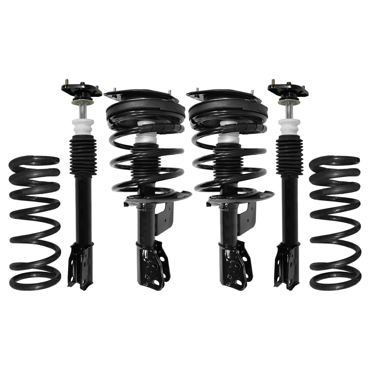 Front & Rear Complete Strut Assembly Shock Kit Compatible for 1986-1990 ...