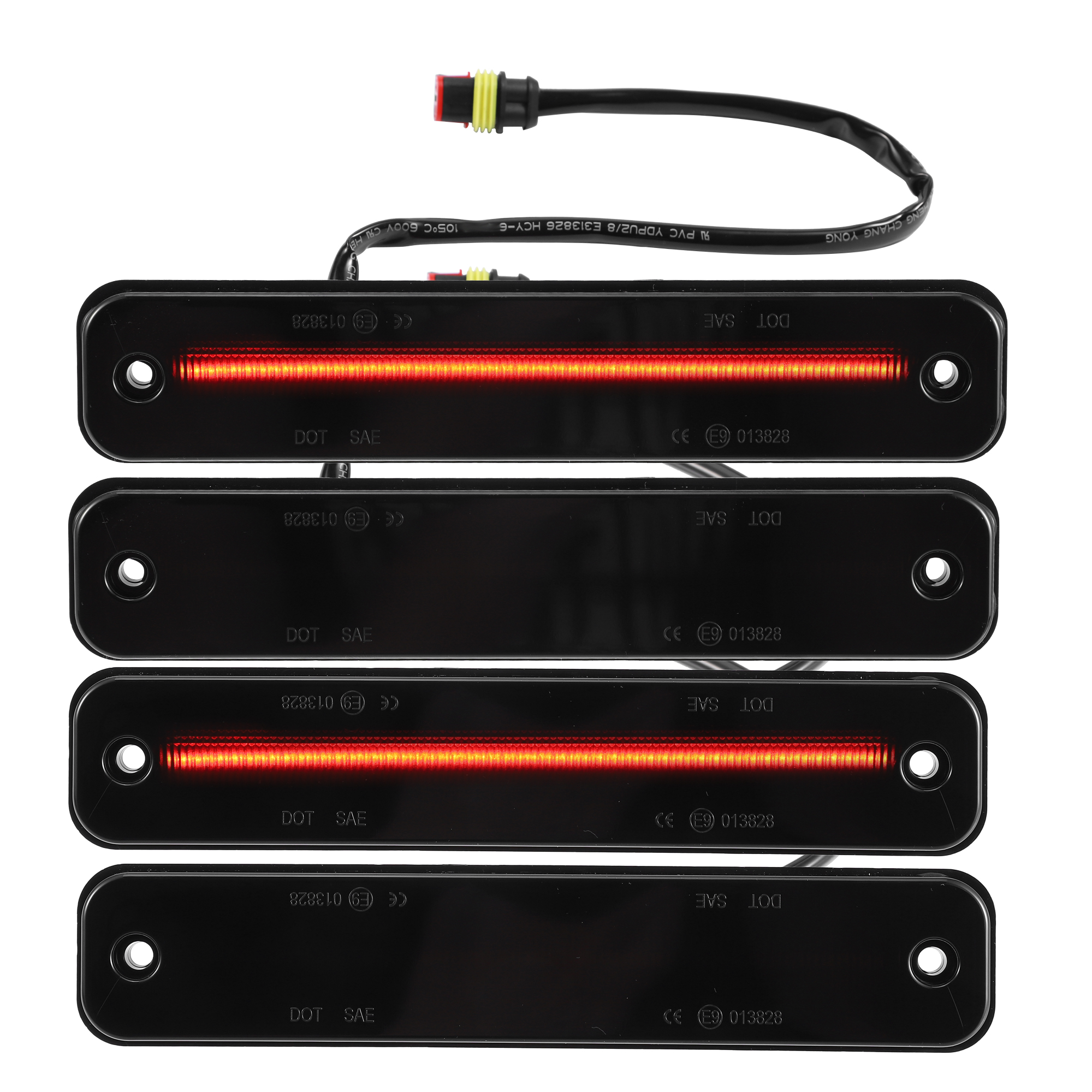 Front Rear LED Side Marker Light 25952319 for Hummer H2 2003-2009 Black ...