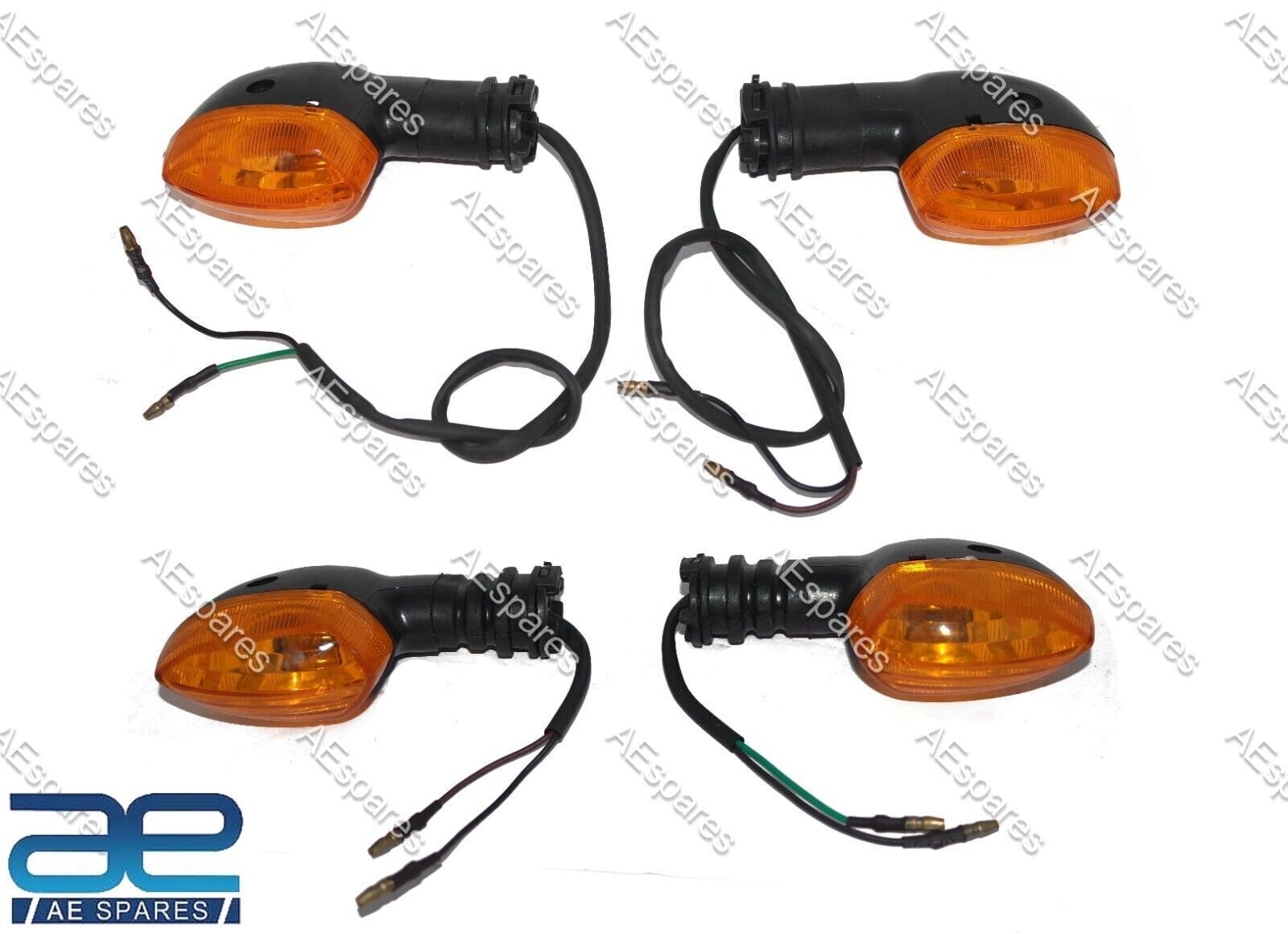 Front & Rear LH RH Indicator Blinker Set Of 4 Unit For Yamaha FZS Fazer ...