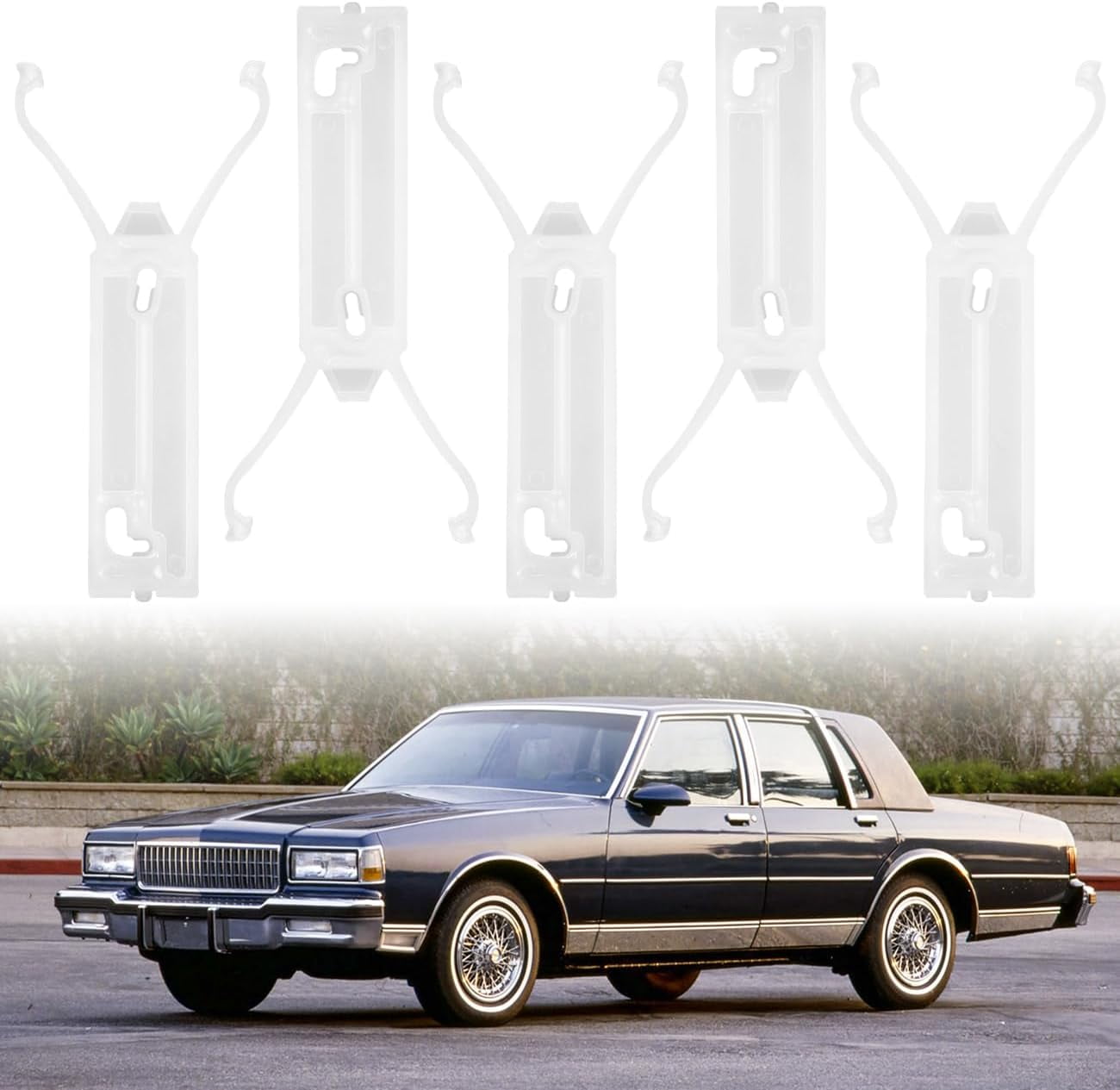 Front Rear Lower Wide Fender Door Quarter Trim Molding Clip Retainer ...