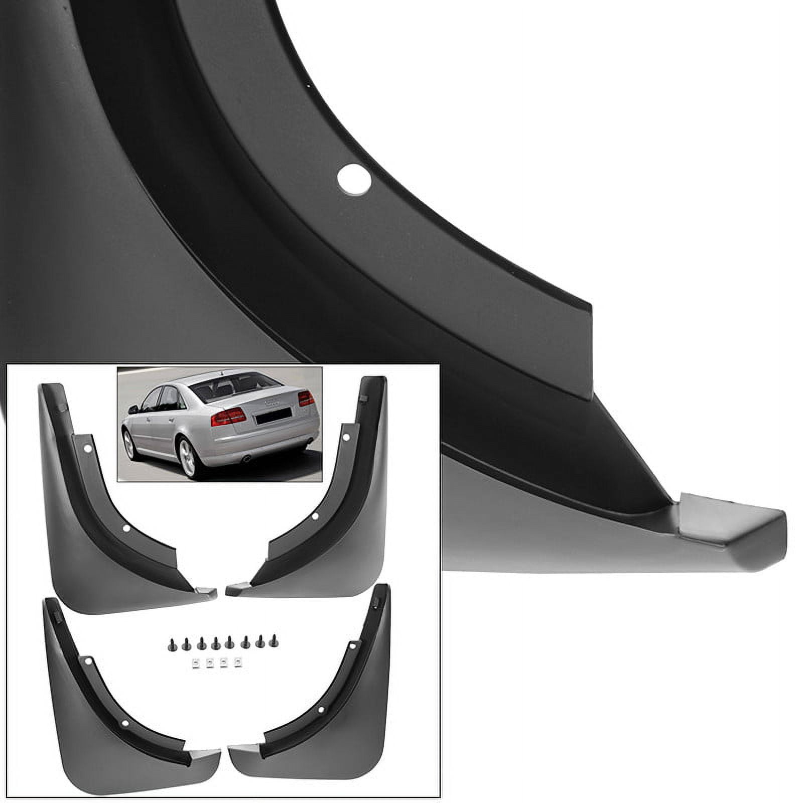 Front Rear Mud Flaps Splash Guards 2004-2010 Audi A8 S8 Mudguards ...