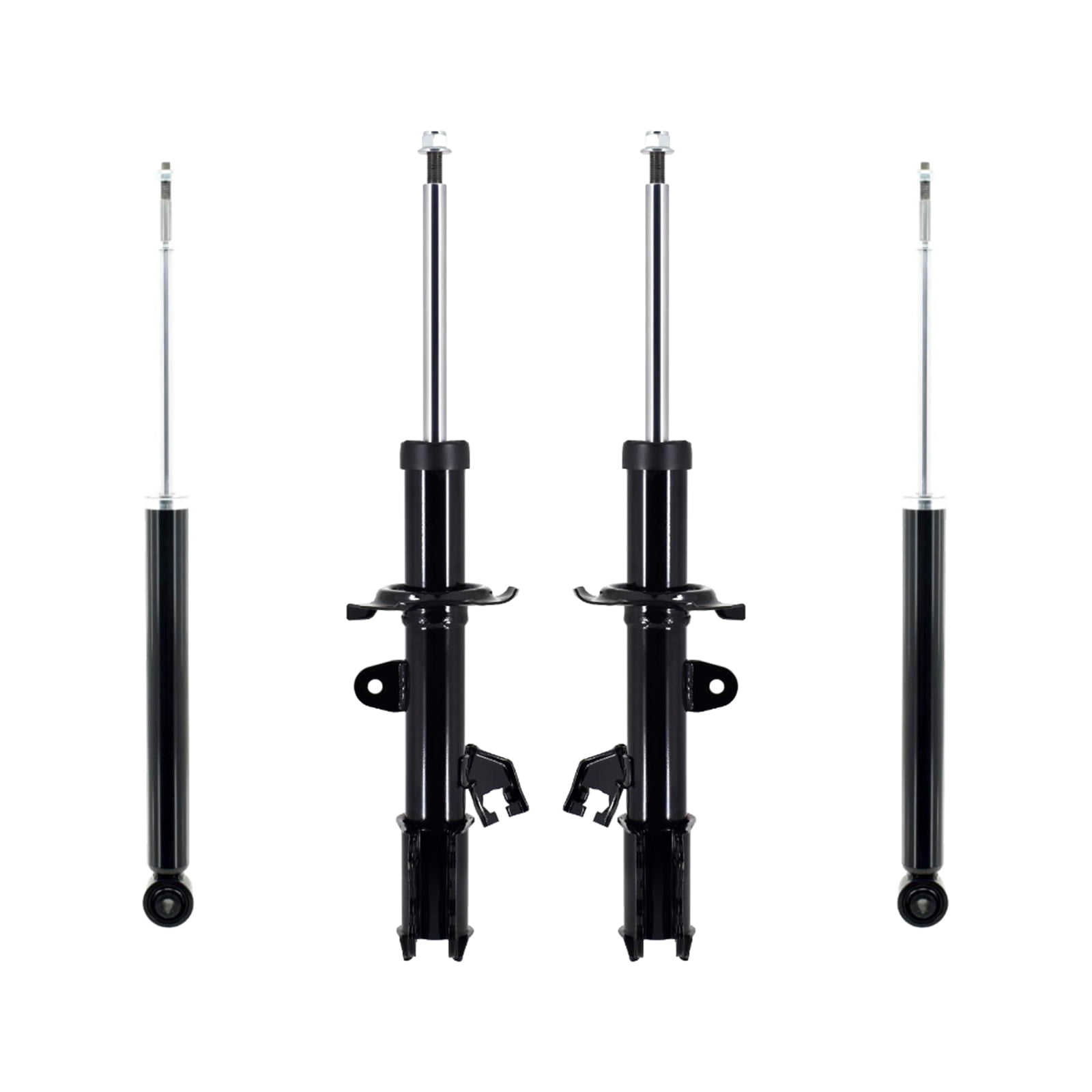 Front - Rear Set of 4 Bare Strut-Shock Absorber For 2015-2019 Nissan ...