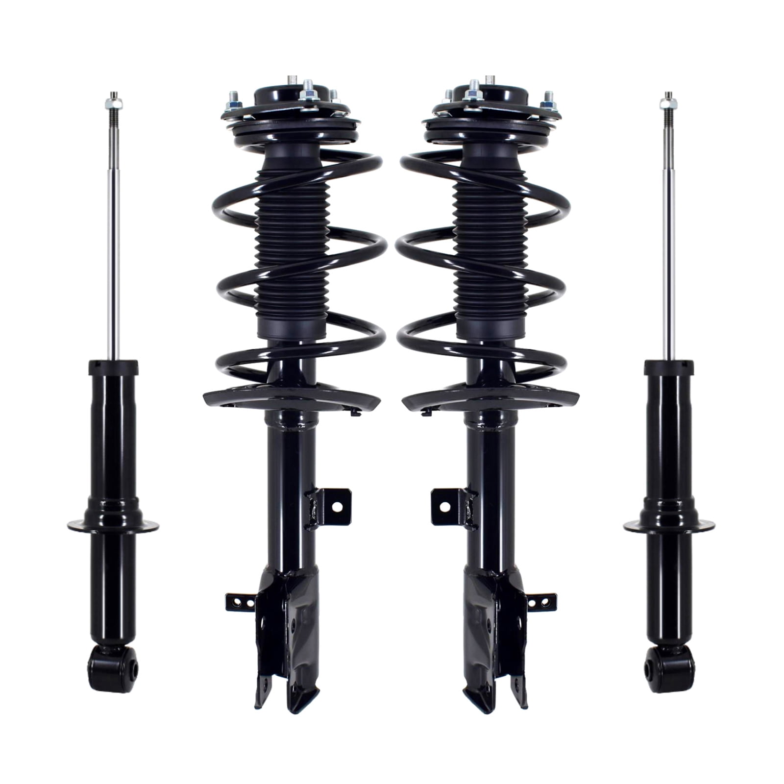Front-Rear Set of 4 Quick Complete Strut-Bare Strut For 2007-2010 Jeep ...