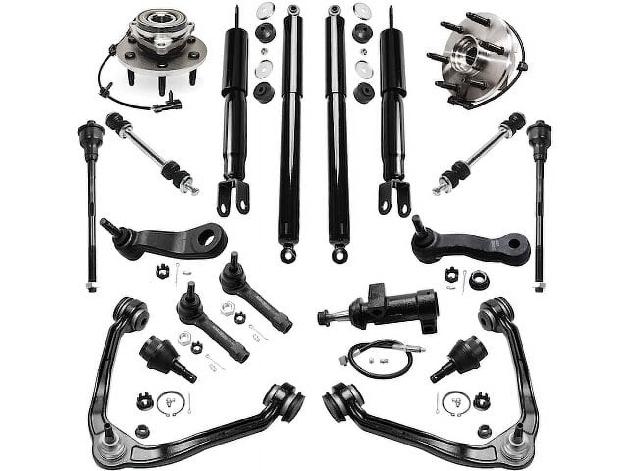 Front and Rear Shock Absorber Control Arm Ball Joint Tie Rod End and ...