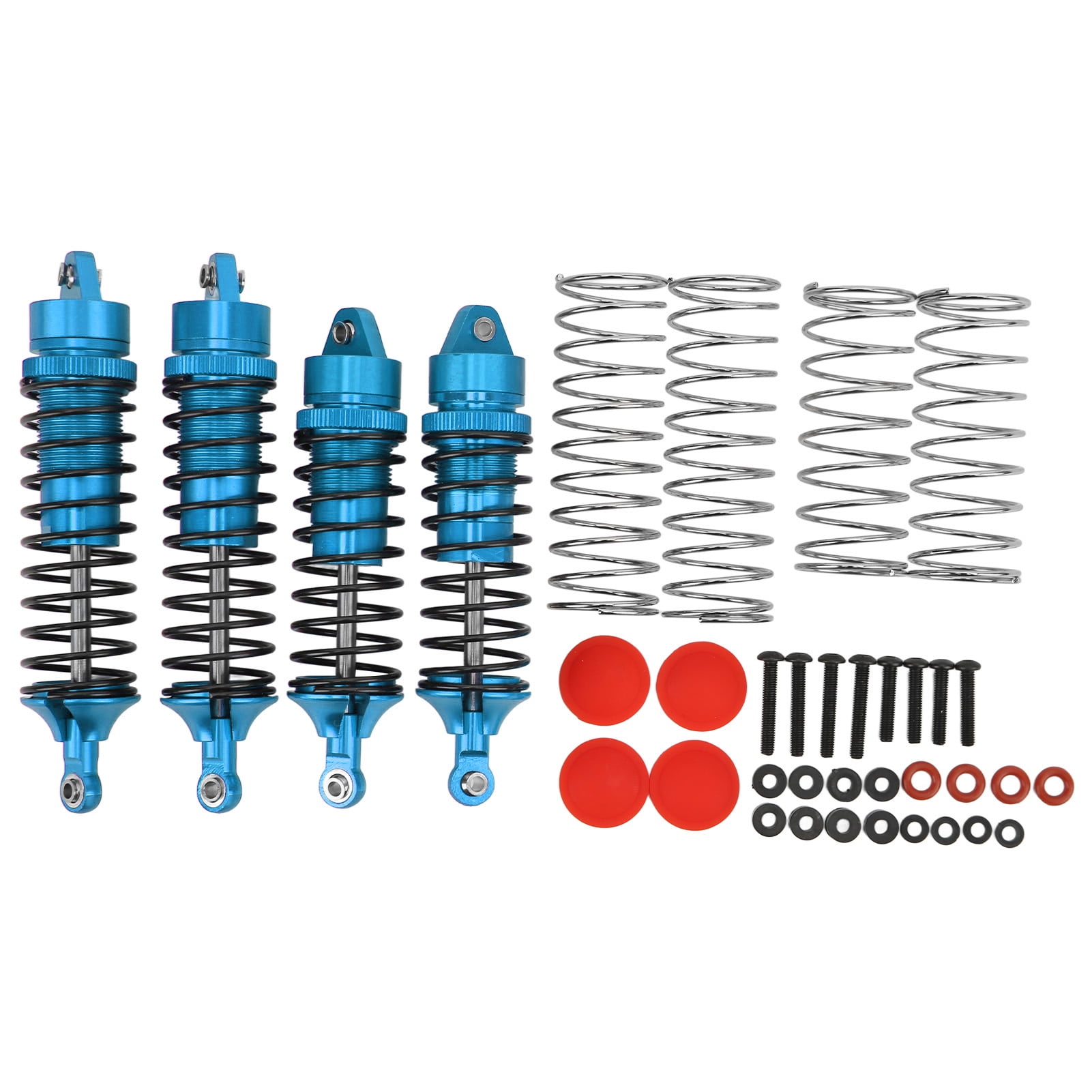 Front Rear Shocks Absorber Elastic Spring Aluminum Shocks Absorber Set ...