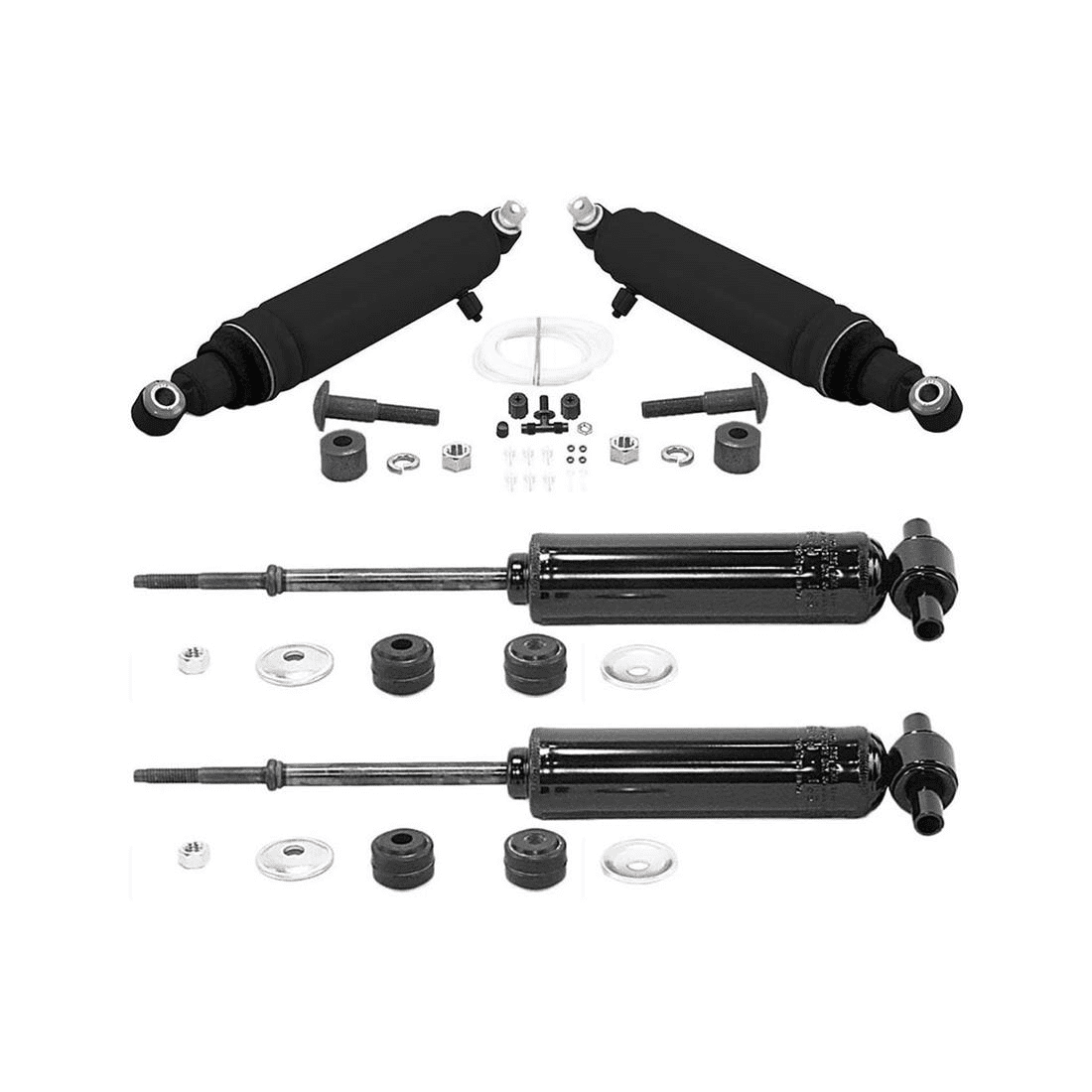 Front and Rear Shocks Kit, Shock Absorber Replacement - Car Shocks Set ...