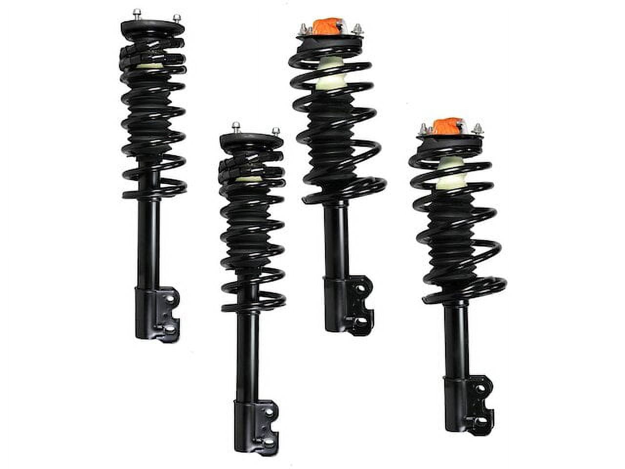 Front and Rear Strut and Coil Spring Assembly Set 4 Piece - Compatible ...