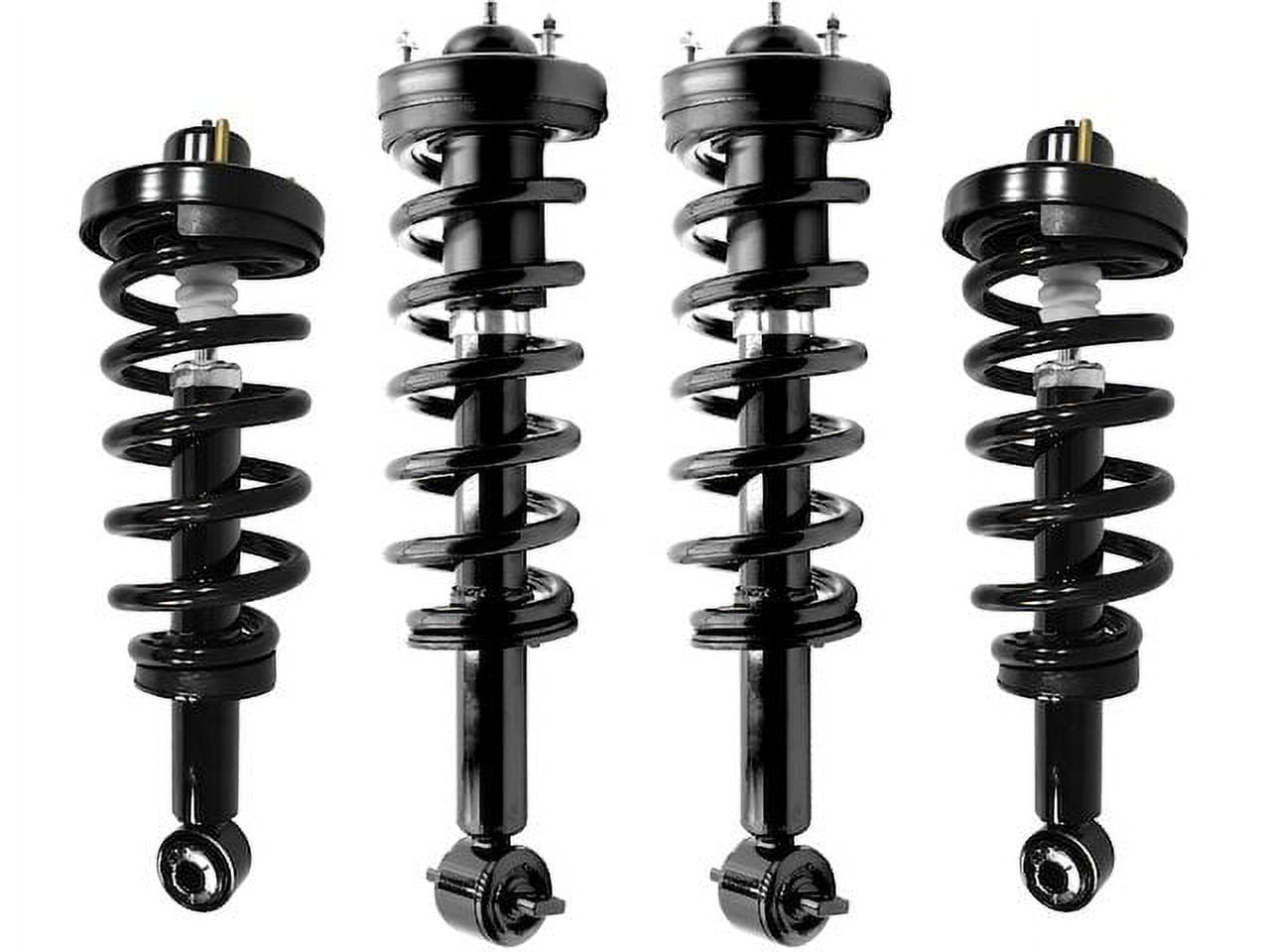Front and Rear Strut and Coil Spring Kit - 4 Piece - Compatible with ...