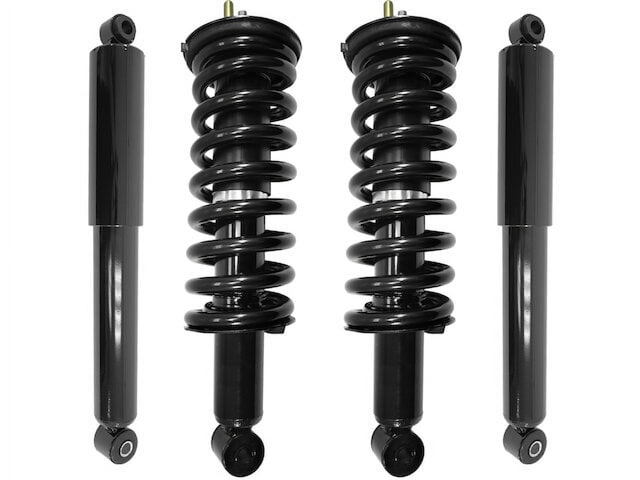 Front and Rear Strut and Coil Spring and Shock Absorber Assembly Kit ...