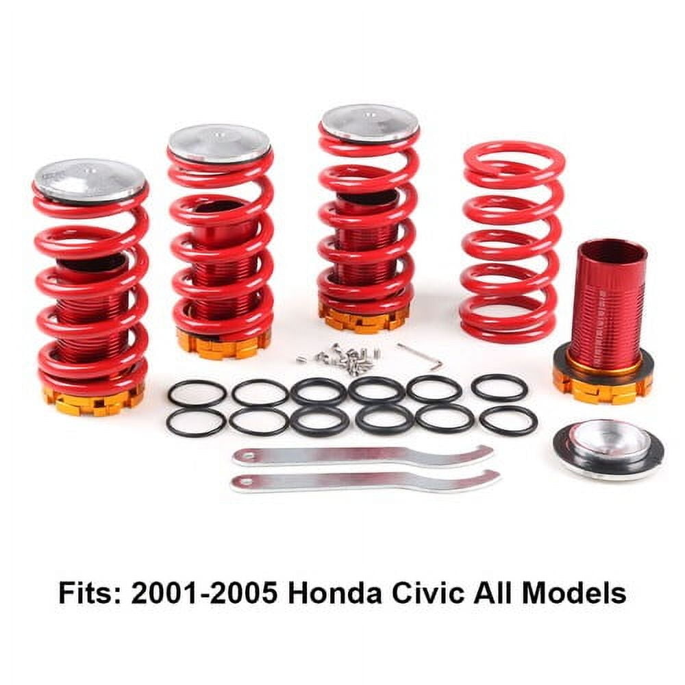 Front Rear Suspension Coilover Lowering Spring Sleeve Kit for 01-05 ...