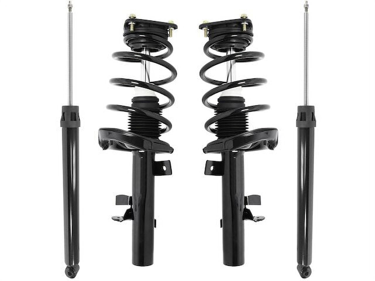 Front and Rear Suspension Strut Coil Spring and Shock Absorber Assembly ...