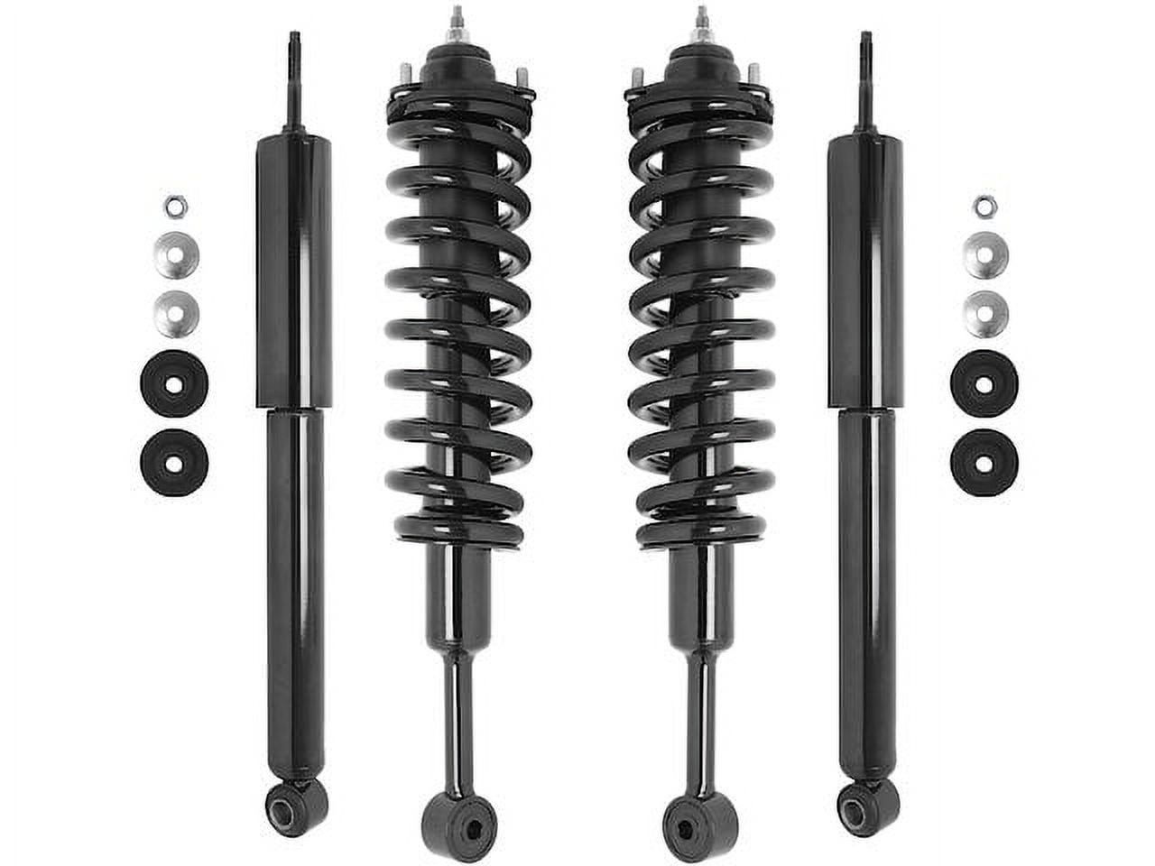 Front and Rear Suspension Strut Coil Spring and Shock Absorber Assembly ...