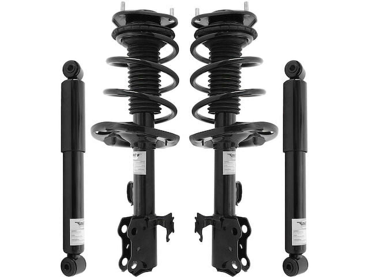 Front and Rear Suspension Strut Coil Spring and Shock Absorber Assembly ...