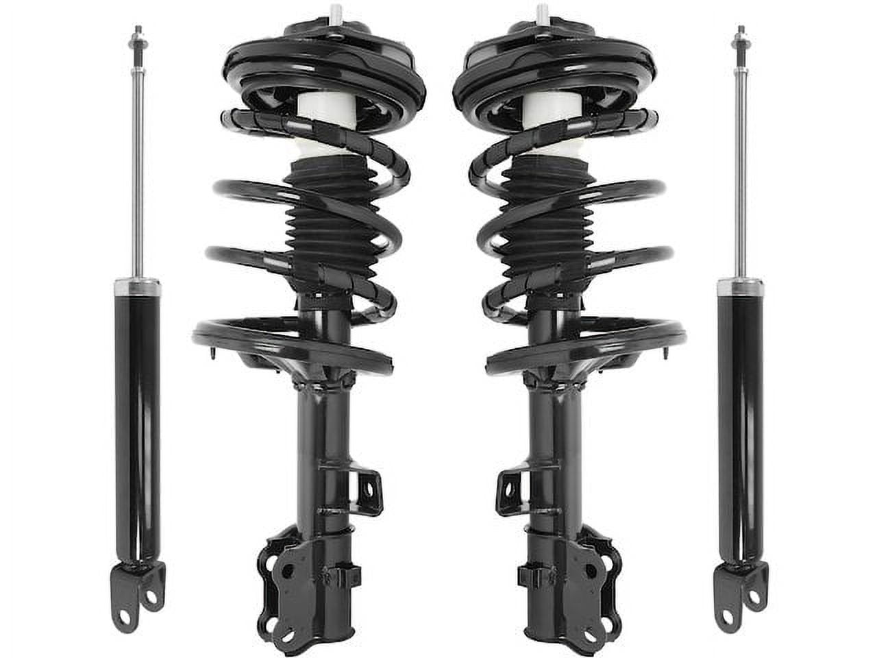 Front and Rear Suspension Strut Coil Spring and Shock Absorber Assembly ...